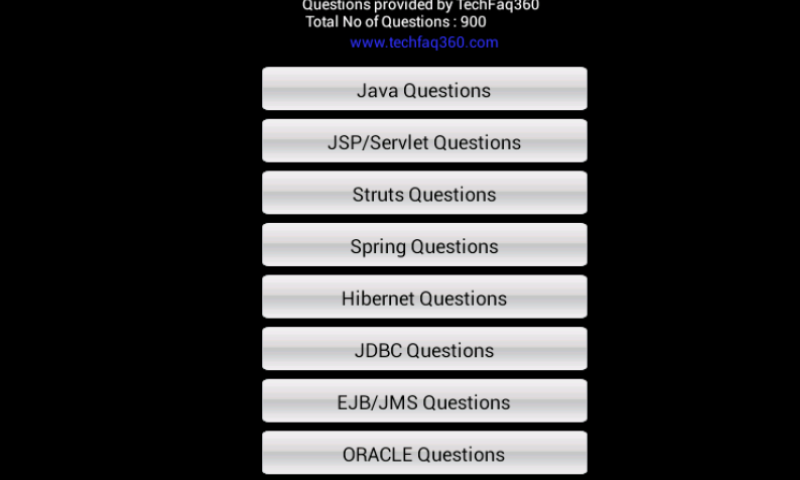 Java J2ee Interview Questions App On Amazon Appstore