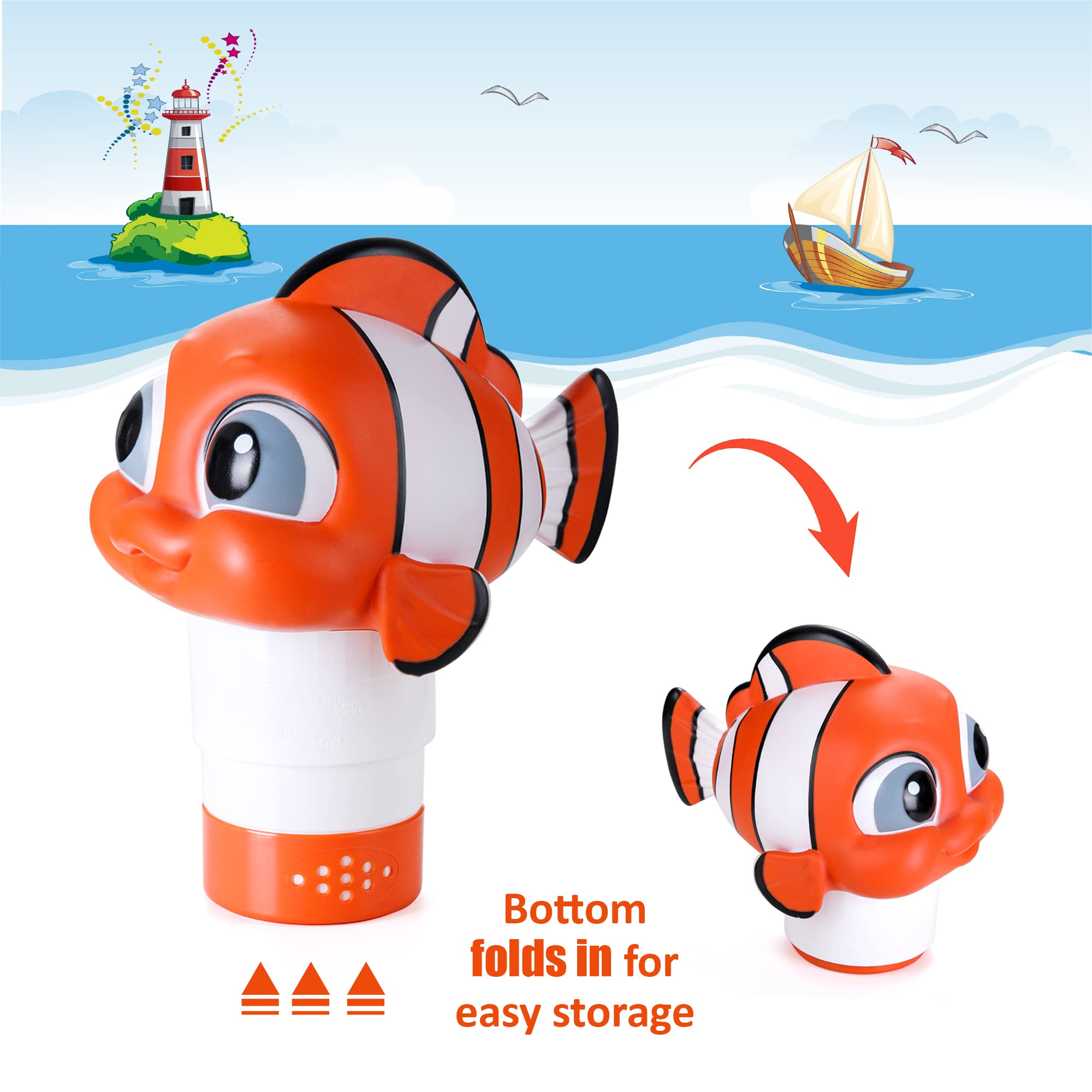 Snapklik.com : MKLZ Chlorine Floater, Floating Pool Chlorine Dispenser ...