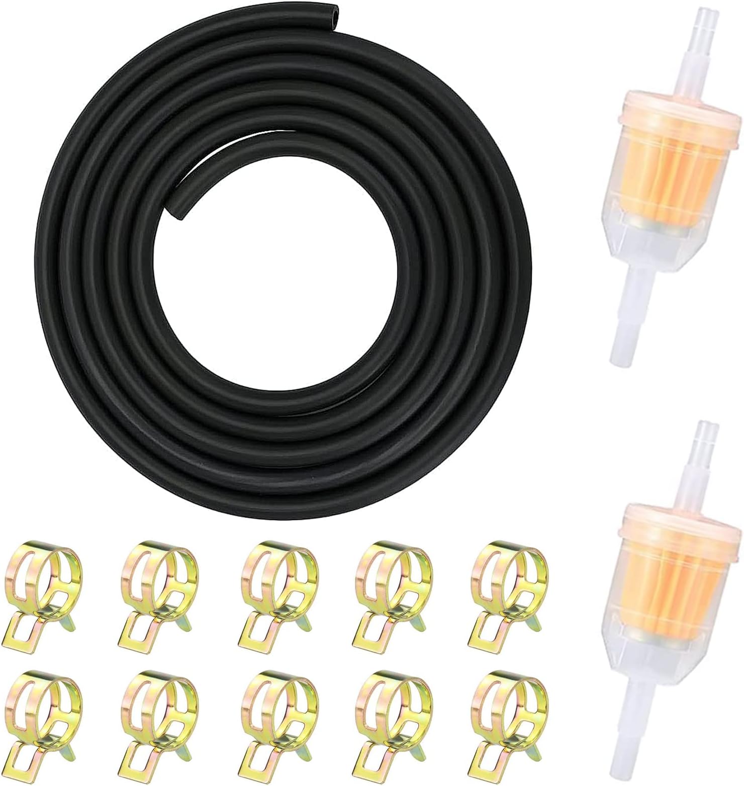 Petrol Fuel Filter Fuel Gas Line Kit Fuel Pipe Set Fuel Filters Hose ...