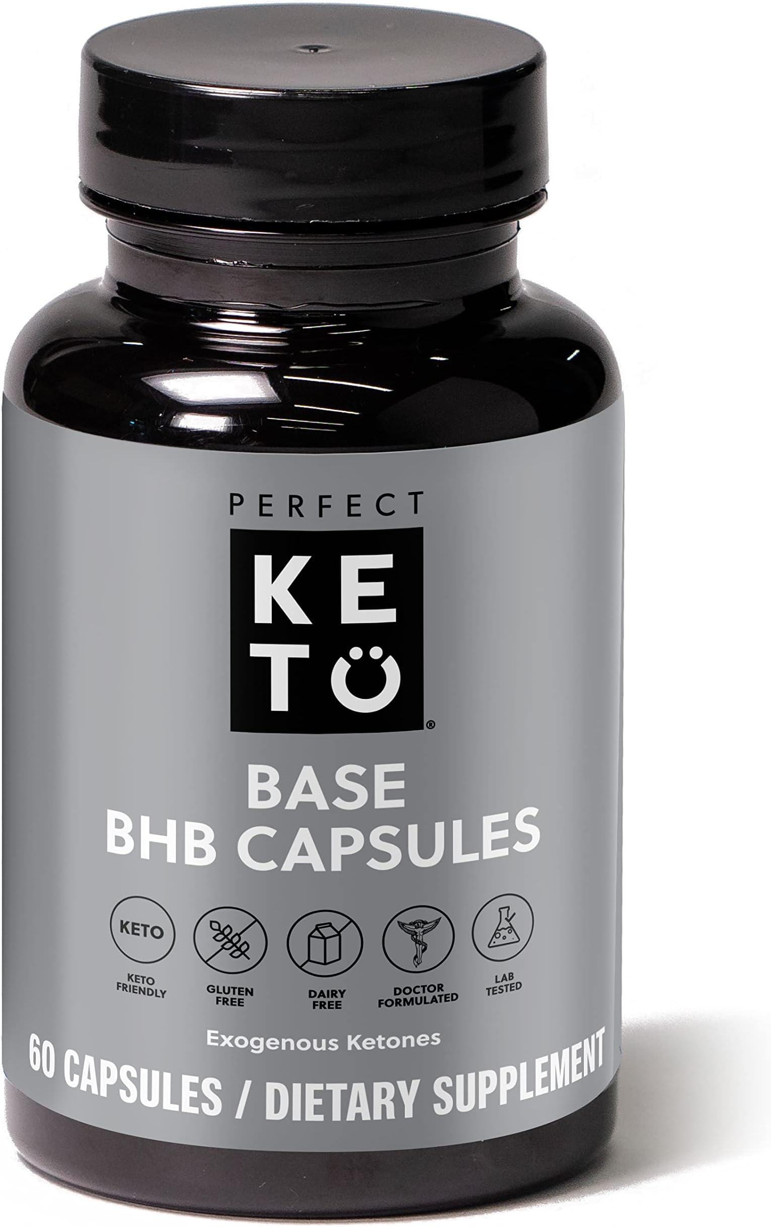 Amazon.com: Perfect Keto Exogenous Ketones Capsules, Gluten Free BHB ...
