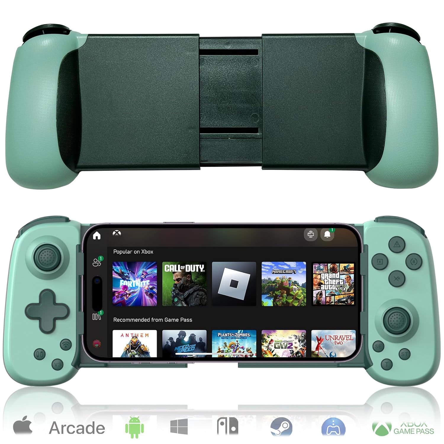 Amazon.com: arVin Mobile Gaming Controller for Android, iOS with Phone ...
