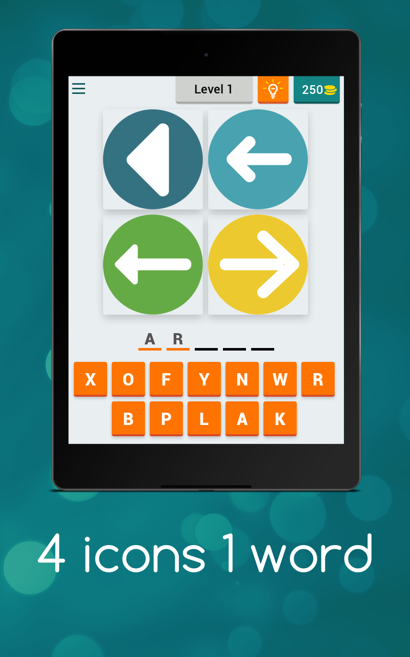 Aplicación 4 Icons 1 Word en Amazon Appstore