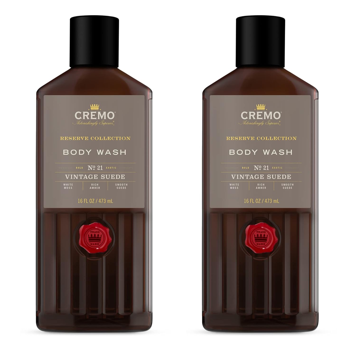 Amazon.com : Cremo Rich-Lathering Vintage Suede Body Wash, A Vintage ...