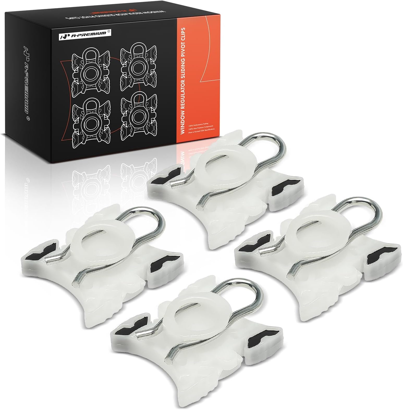 Amazon.com: A-Premium Window Regulator Sliding Pivot Clips Replacement ...