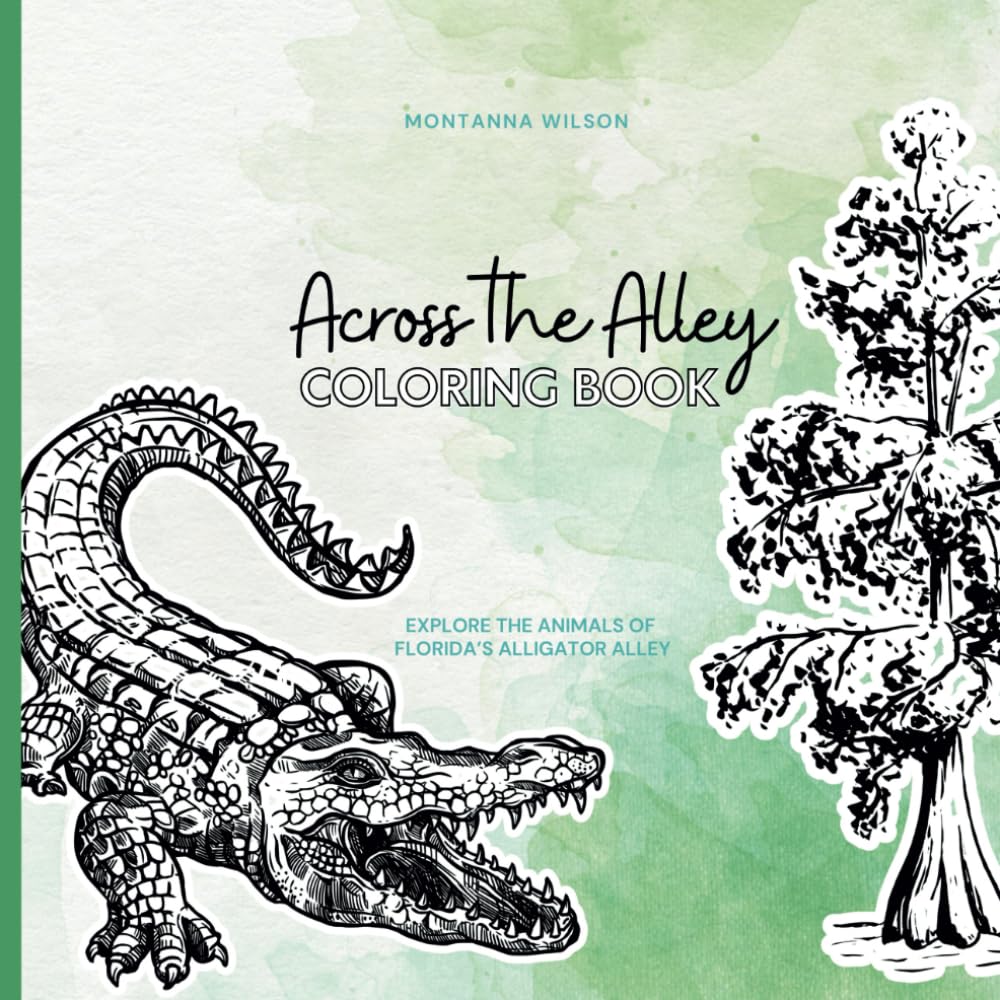 Amazon.com: Florida's Everglades Coloring Book: Animals of Alligator ...