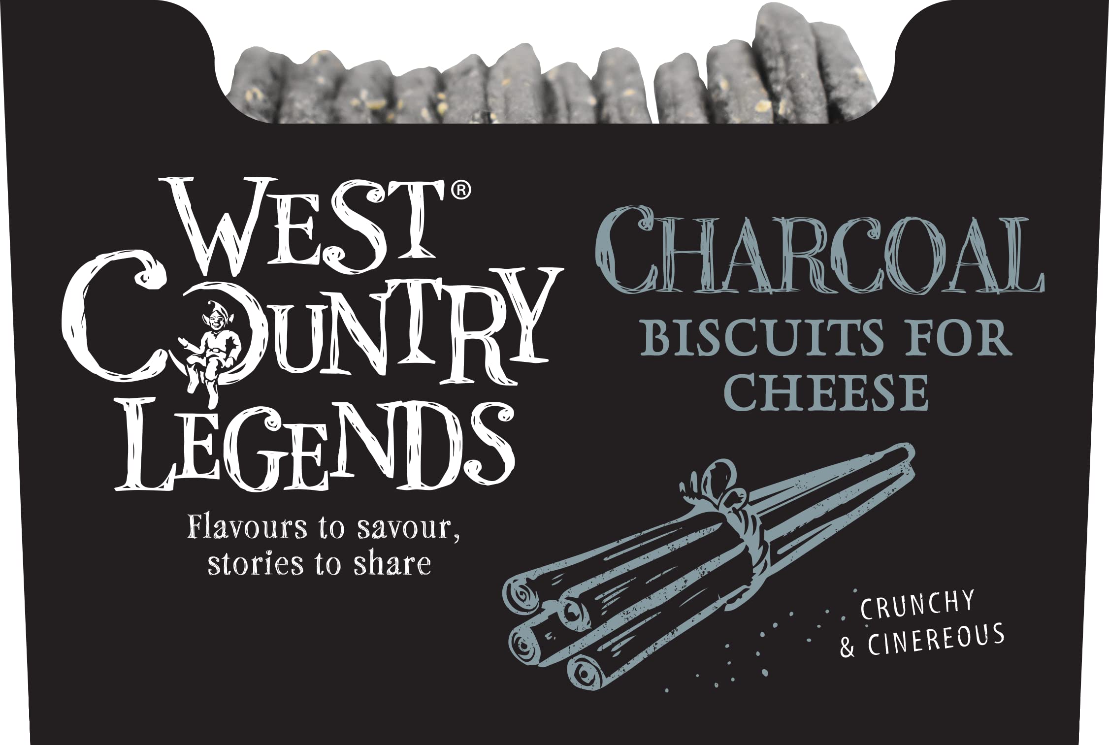 West Country Legends Charcoal Biscuits for Cheese, An Ideal Snack for ...