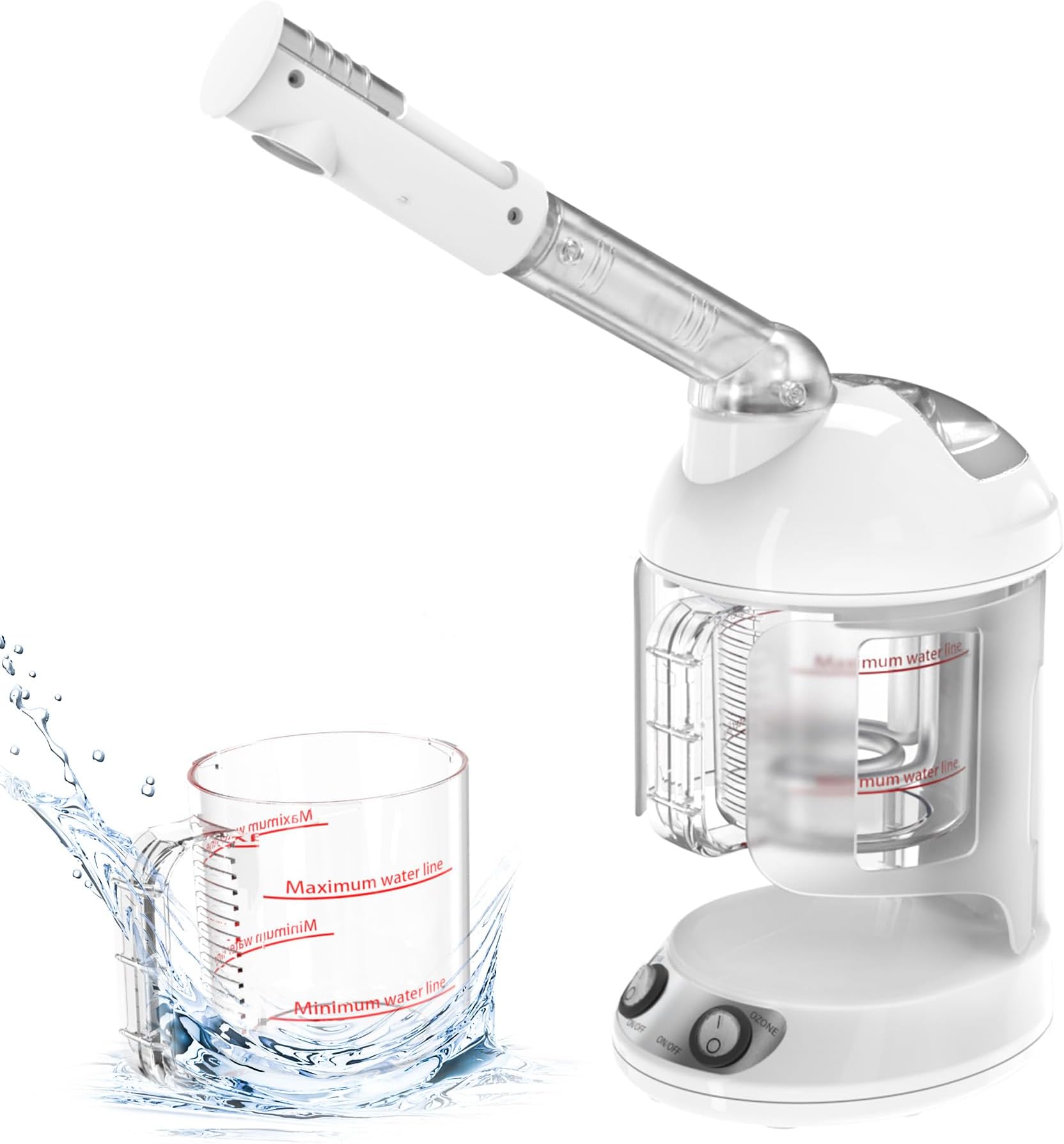 Amazon.com: Mini Facial Steamer for Salon and Spa - Desk Ozone Face ...