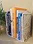 Amazon.com: 2 Pieces Boho Macrame Bookends, Metal Book Stopper ...