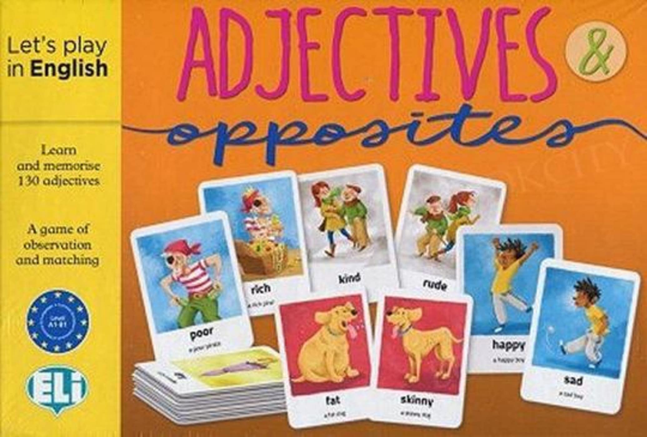 Opposites Adjectives Opposite Adjectives Bingo Card