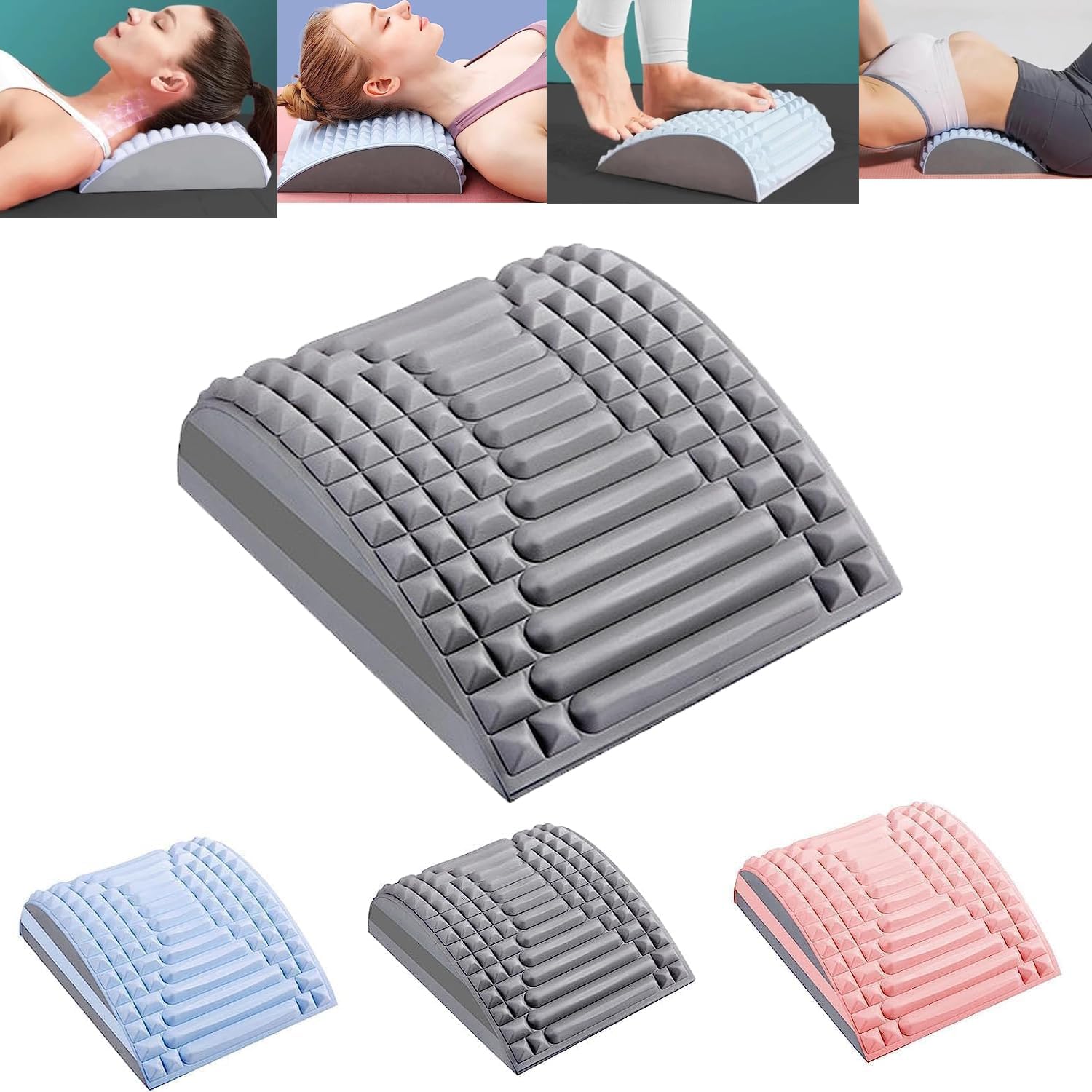 Amazon.com: 2023 New Neck & Back Stretcher, Back Neck Lower Back Relief ...