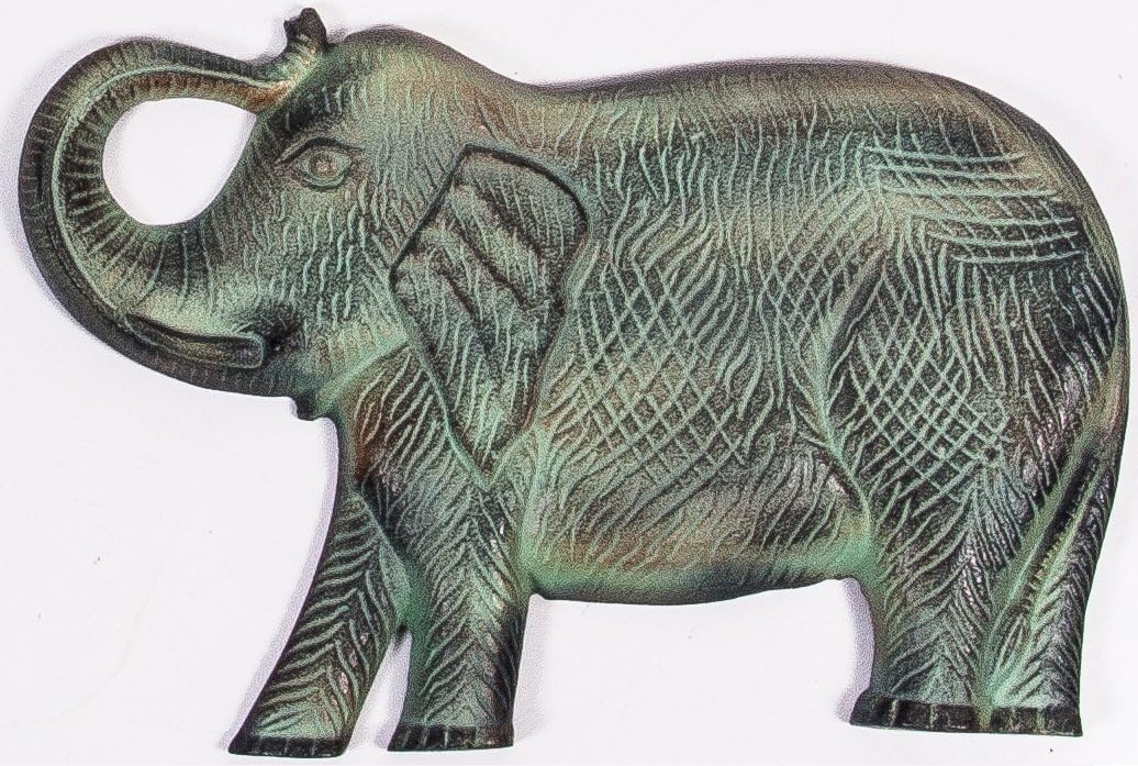 Amazon.com : Elephant Garden Stepping Stone - Hand Cast Aluminium ...