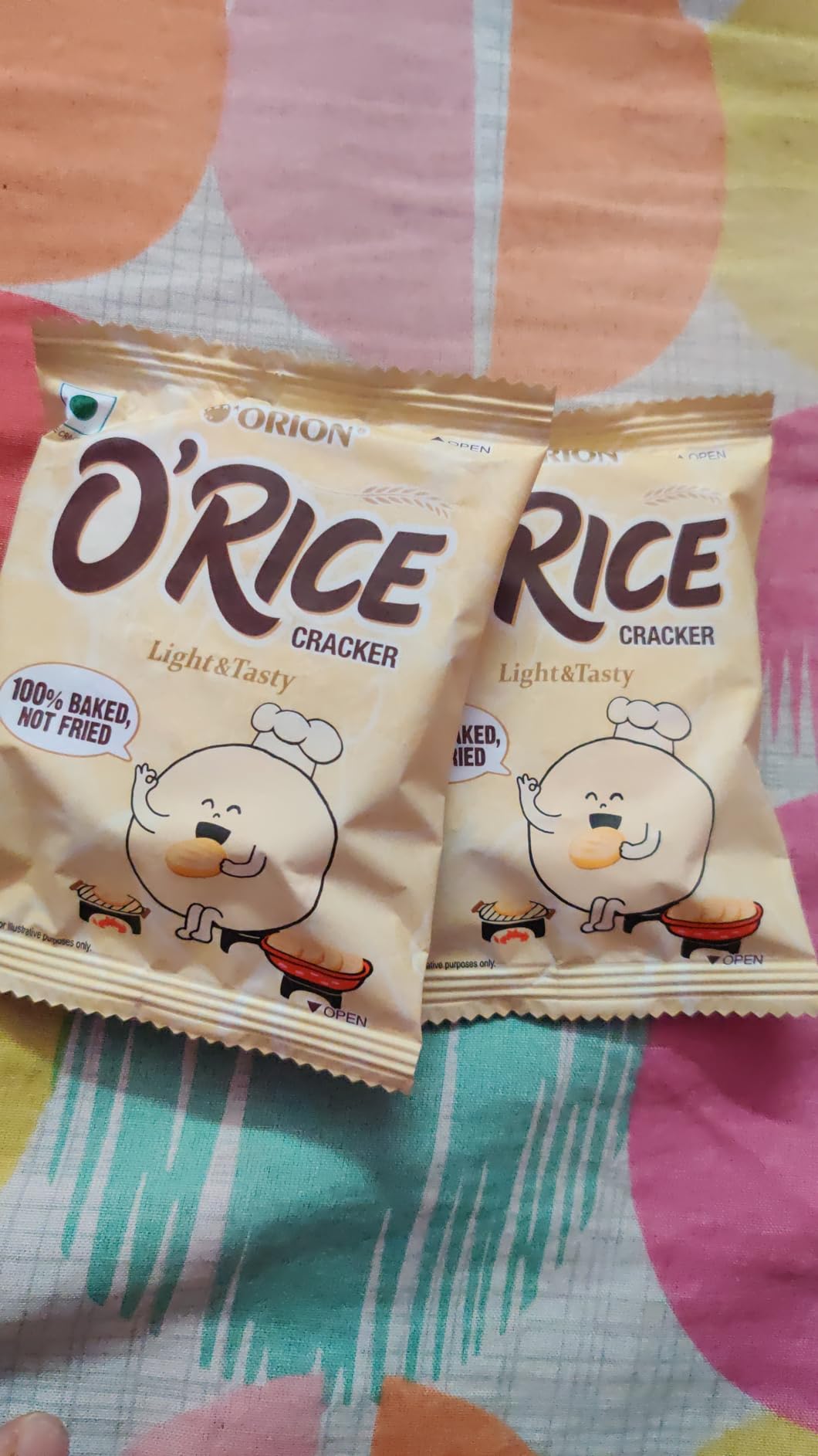 ORION Rice Cracker |O'Rice Cracker |Premium Baked Korean Snack, Pack of ...