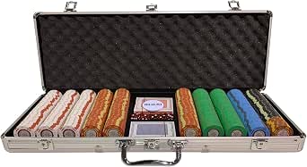 Amazon.com: Poker Chips Set Cash Club Series 14GR 500PCS for Cash Game ...