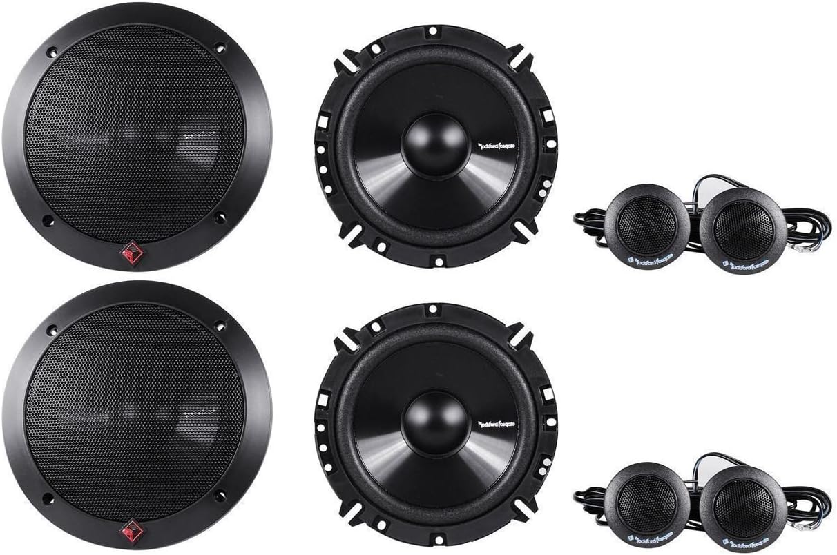 Amazon.com: Rockford Fosgate Prime R165-S 6.5” 2-Way Component Speaker ...