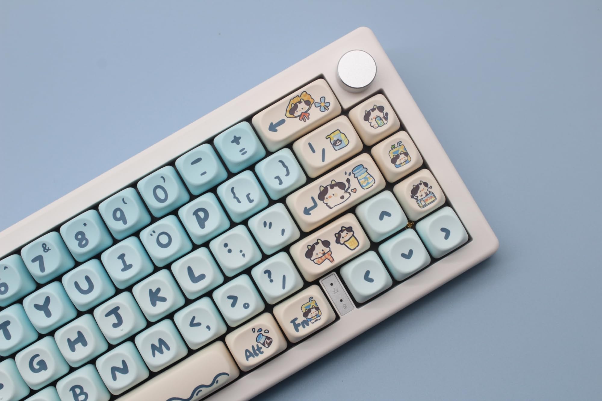 Snapklik.com : Cmokifuly MOA Profile Keycaps,Cute Keycaps Cow Custom ...