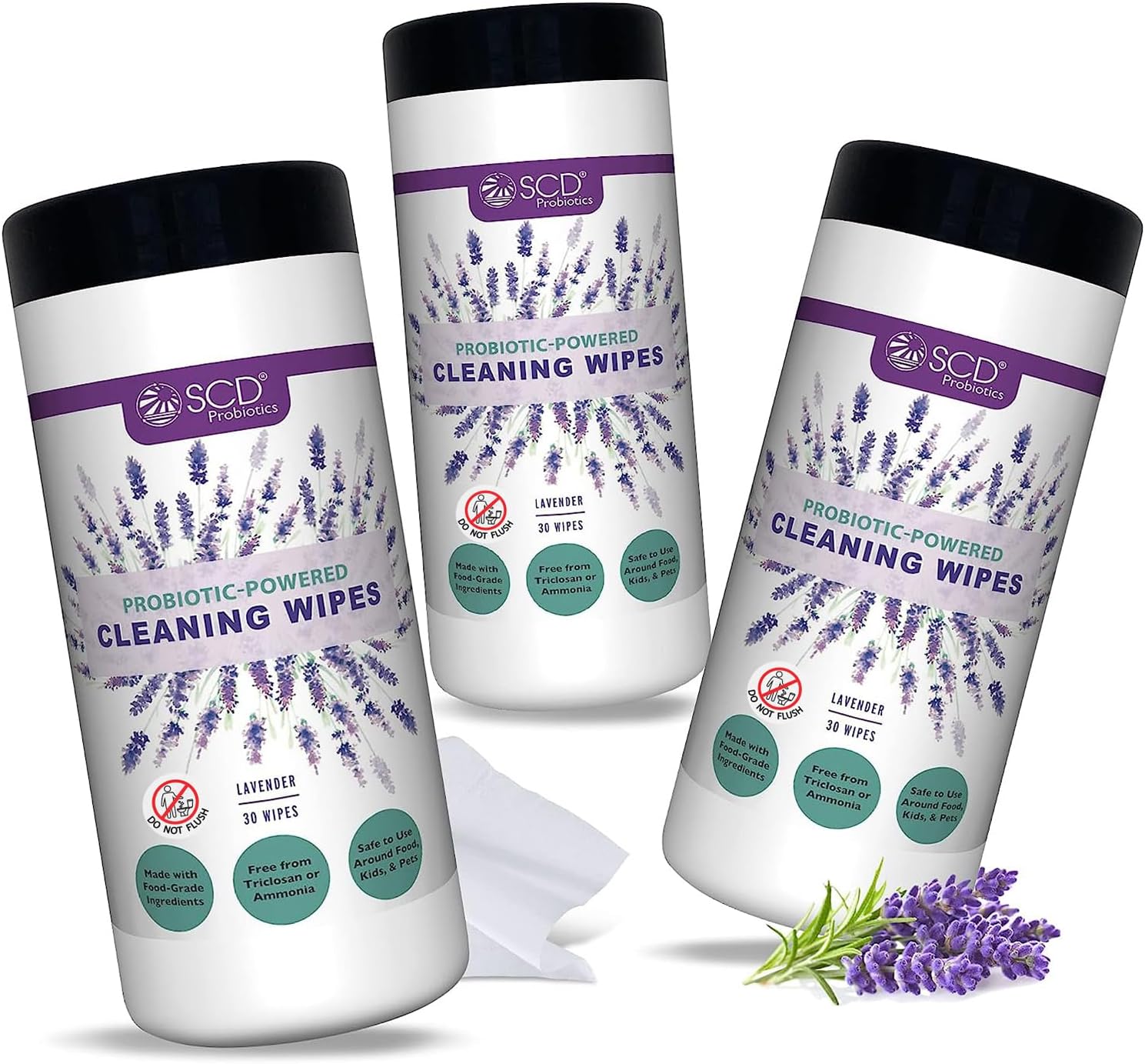 Amazon.com: Ever Spring Multi-Surface Cleaning Wipes Lemon & Mint 3 ...