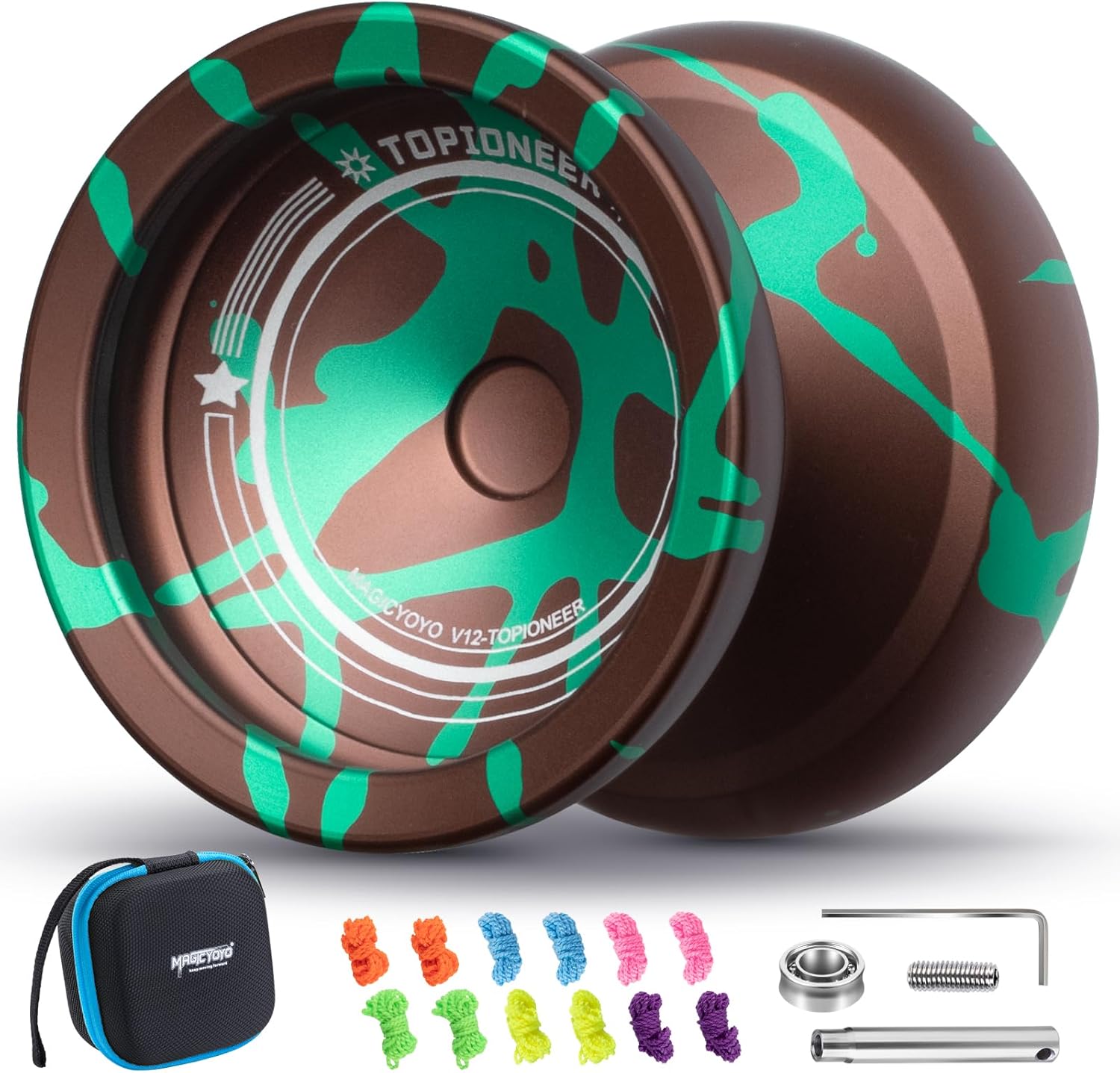 Amazon.com: MAGICYOYO Finger Spin Yoyo Professional V12 , Responsive Yo ...