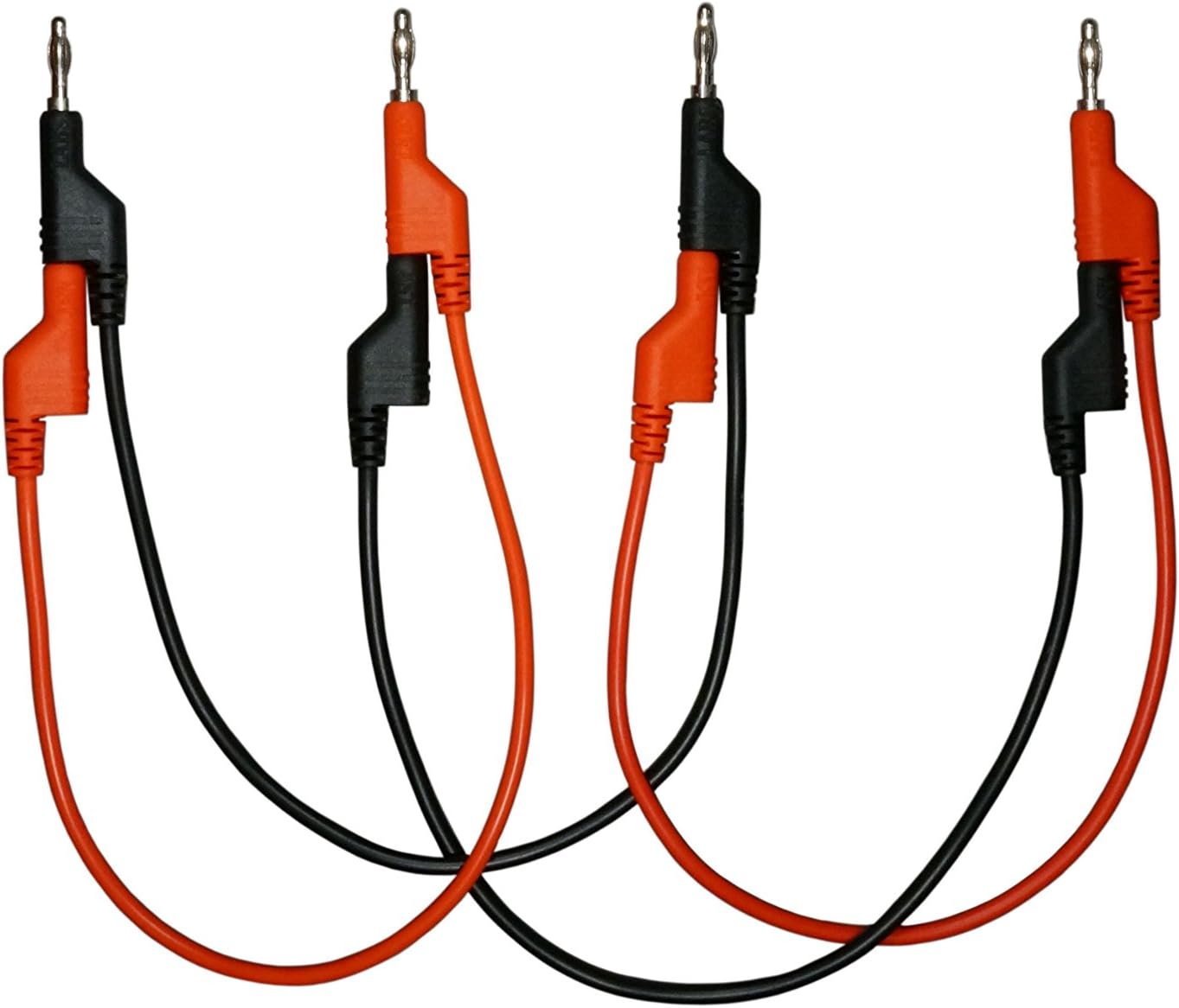 Amazon.com: AST Labs Test Lead Banana Plug Male Stackable to Banana ...