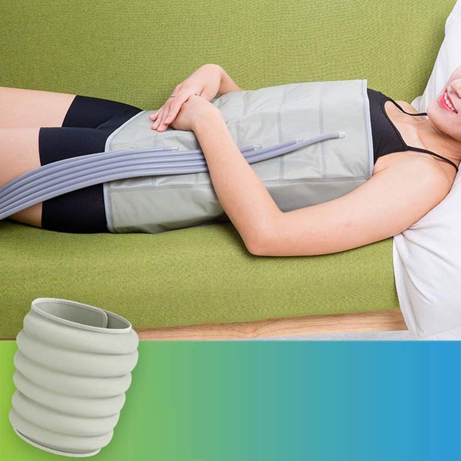 MLYSH Leg Air Compression Massager, Timed and Adjustable Pressure ...