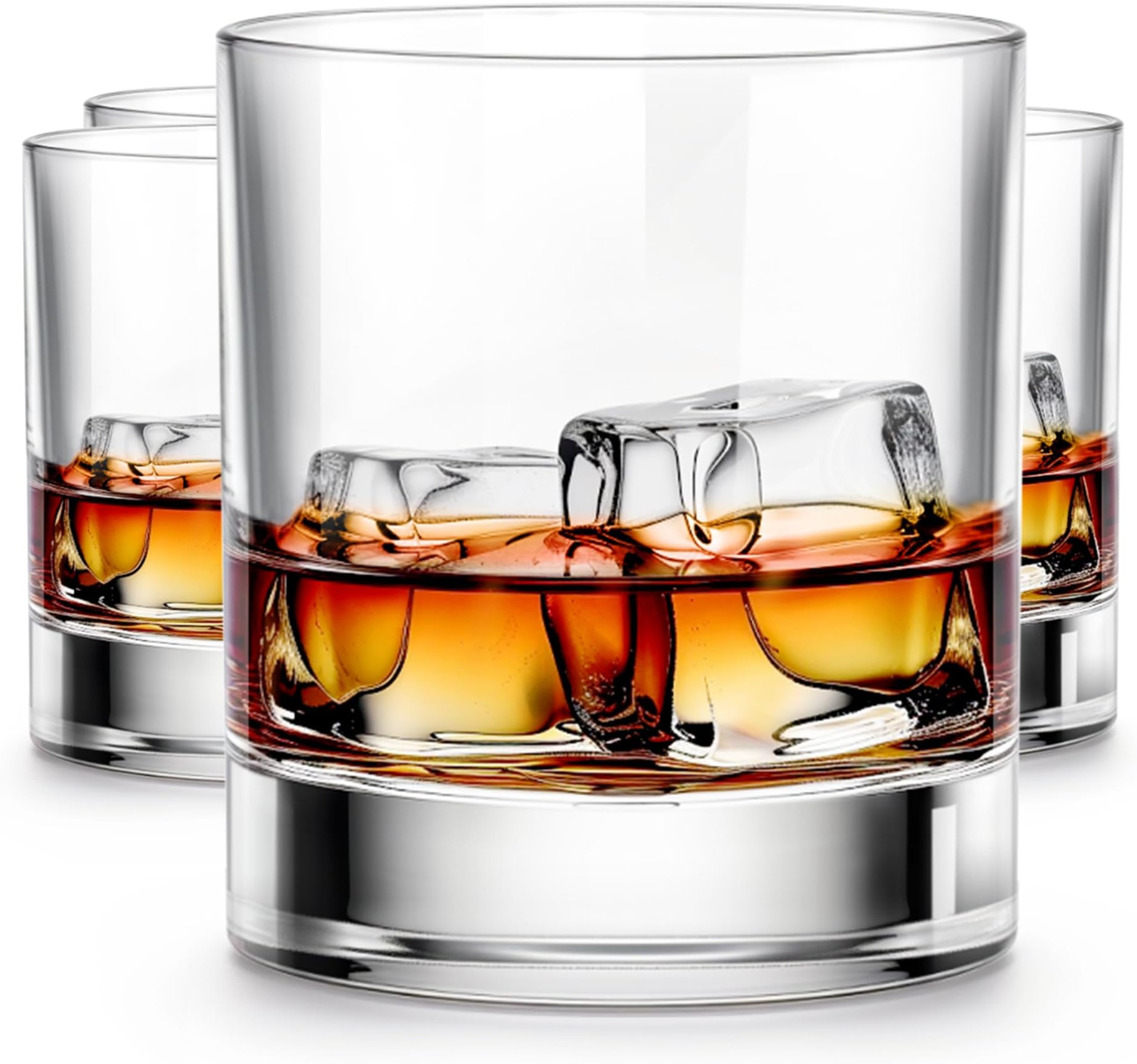 Amazon.com: Foaincore 12 Count Hobnail Drinking Glasses Set Vintage ...