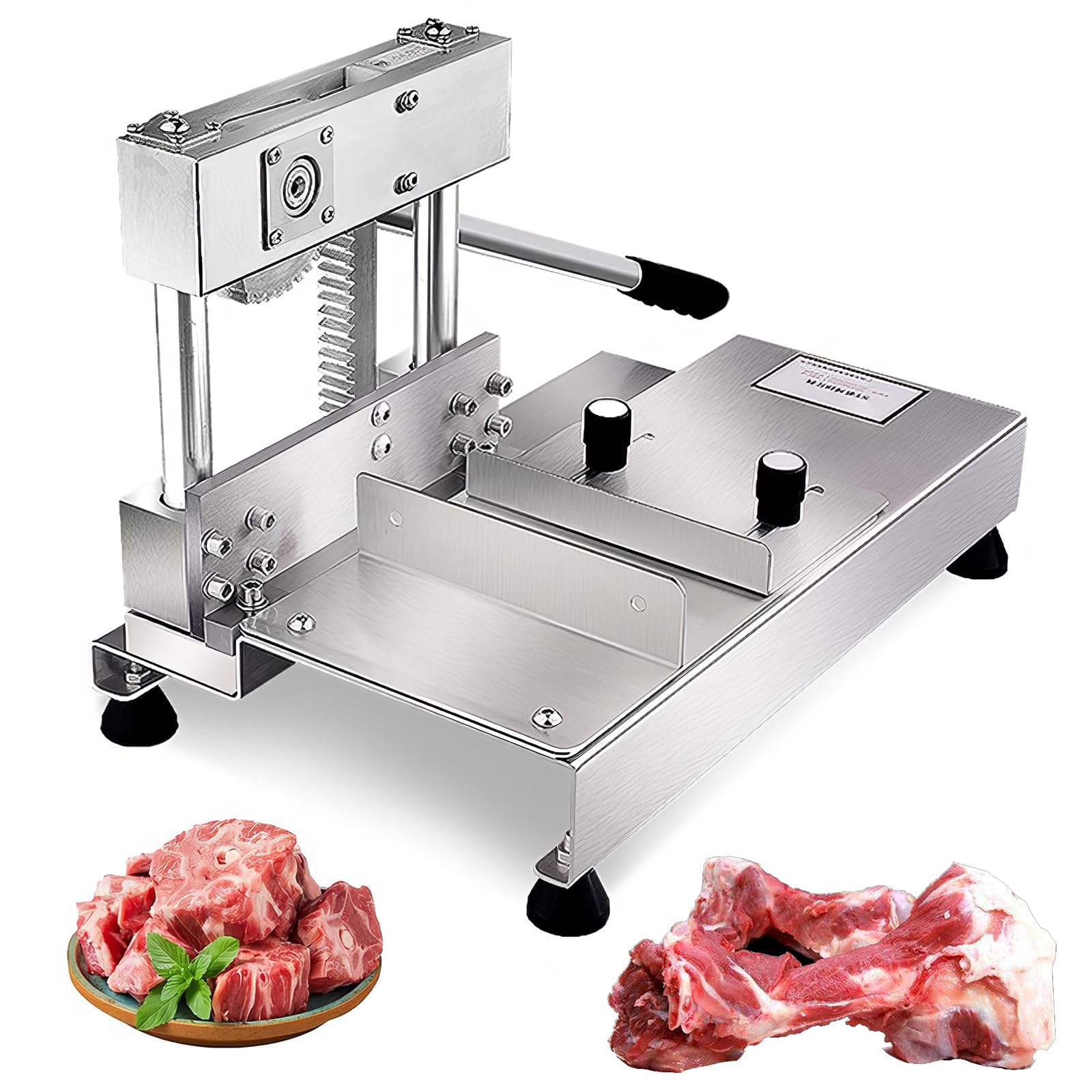 Manual Meat Bone Saw Machine, Commercial Bone Guillotine Cutter ...