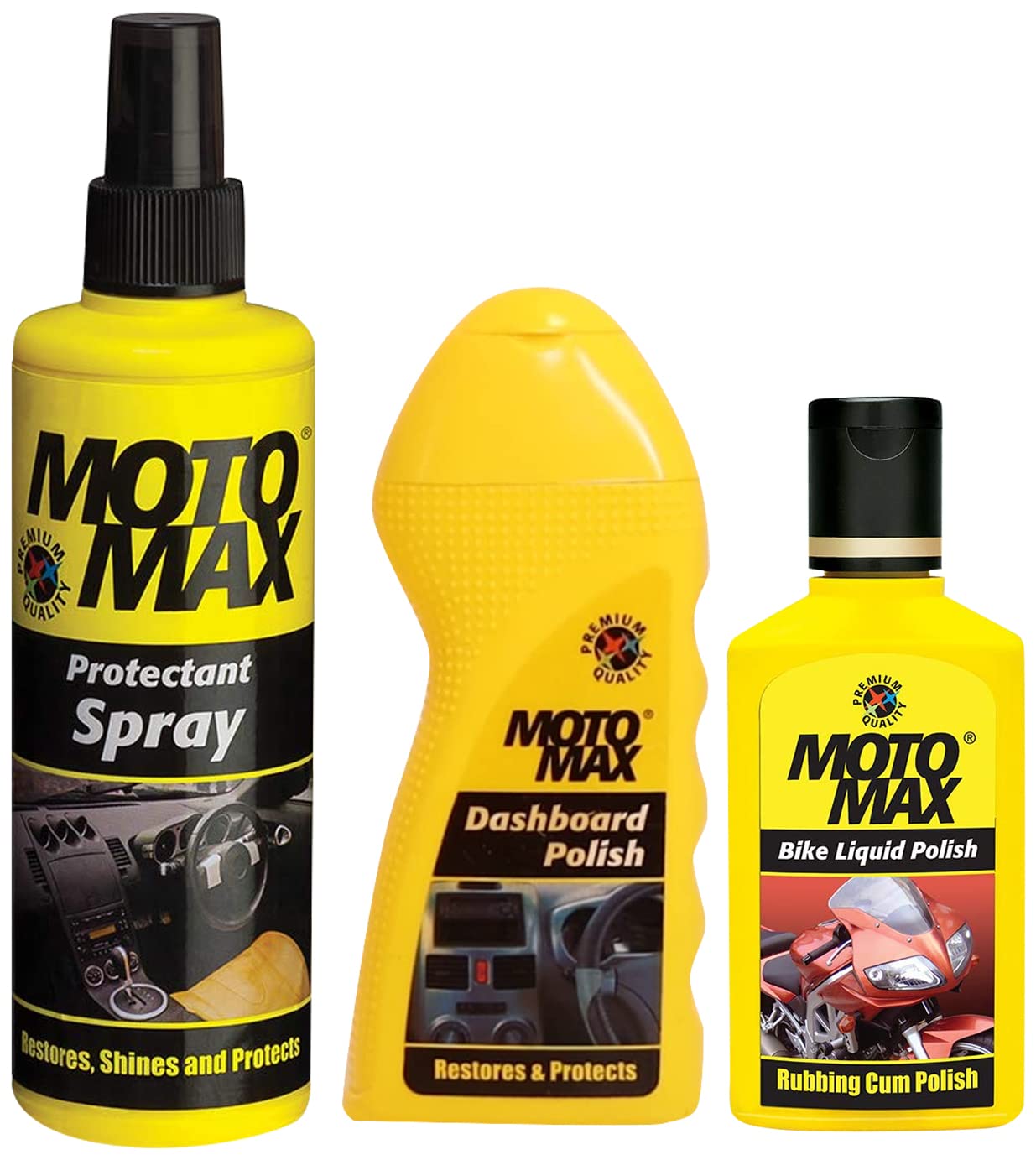 Pidilite Protection Spray - 200ml&Pidilite Motomax Dashboard Polish ...