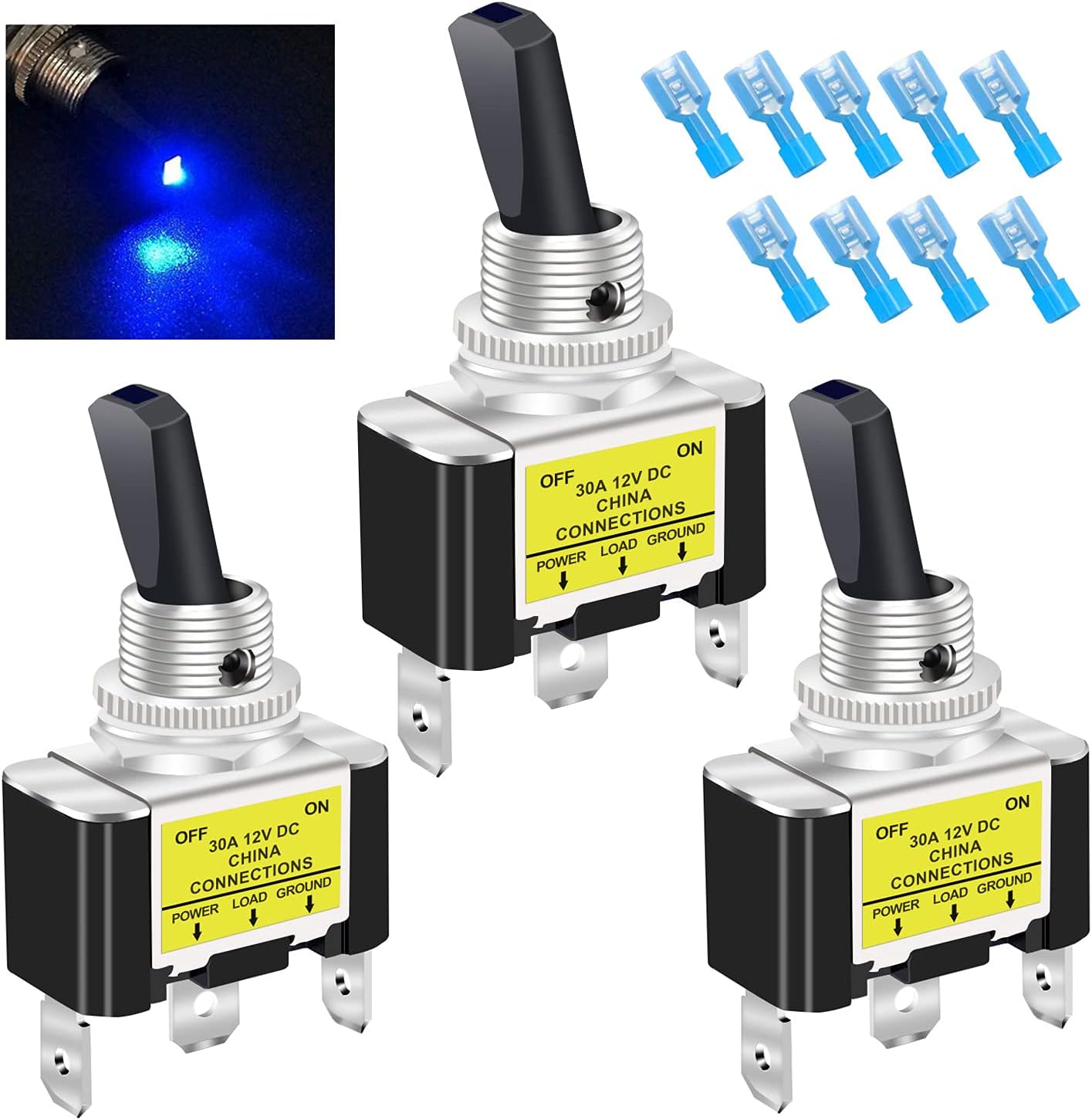 Amazon.com: Waterway Plastics 815-4011 Hi-Flo Toggle Switch 250V/125V ...