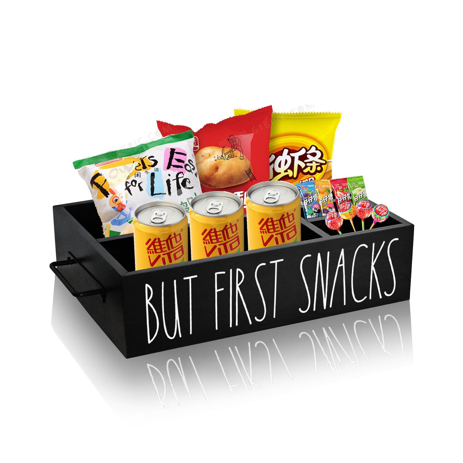 Snack Tray, Farmhouse Snack Bar Station, Wooden Snack Organizer, Snack ...