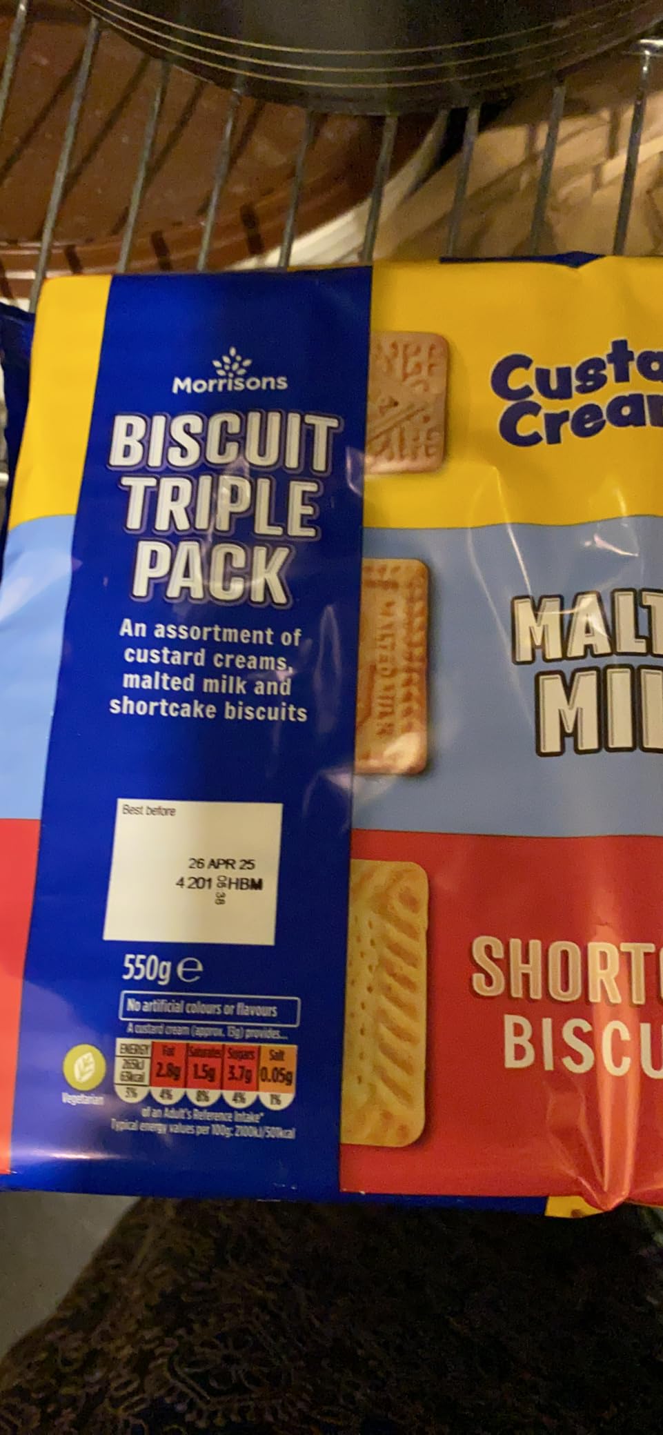 Morrisons Mid Tier Biscuit Assortment 550G : Amazon.co.uk: Grocery