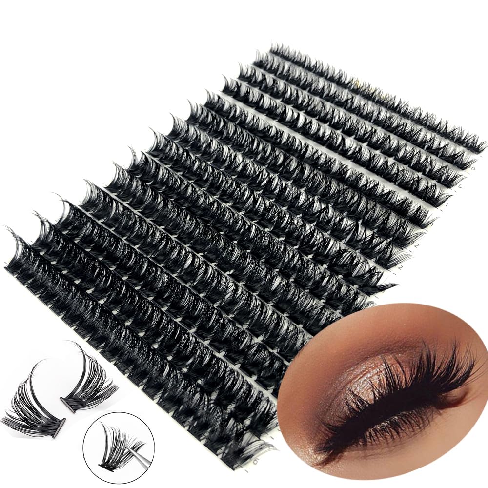 Amazon.com: HBZGTLAD 30D/40D/50D/60D/80D Mink Eyelashes 280 Bundles ...