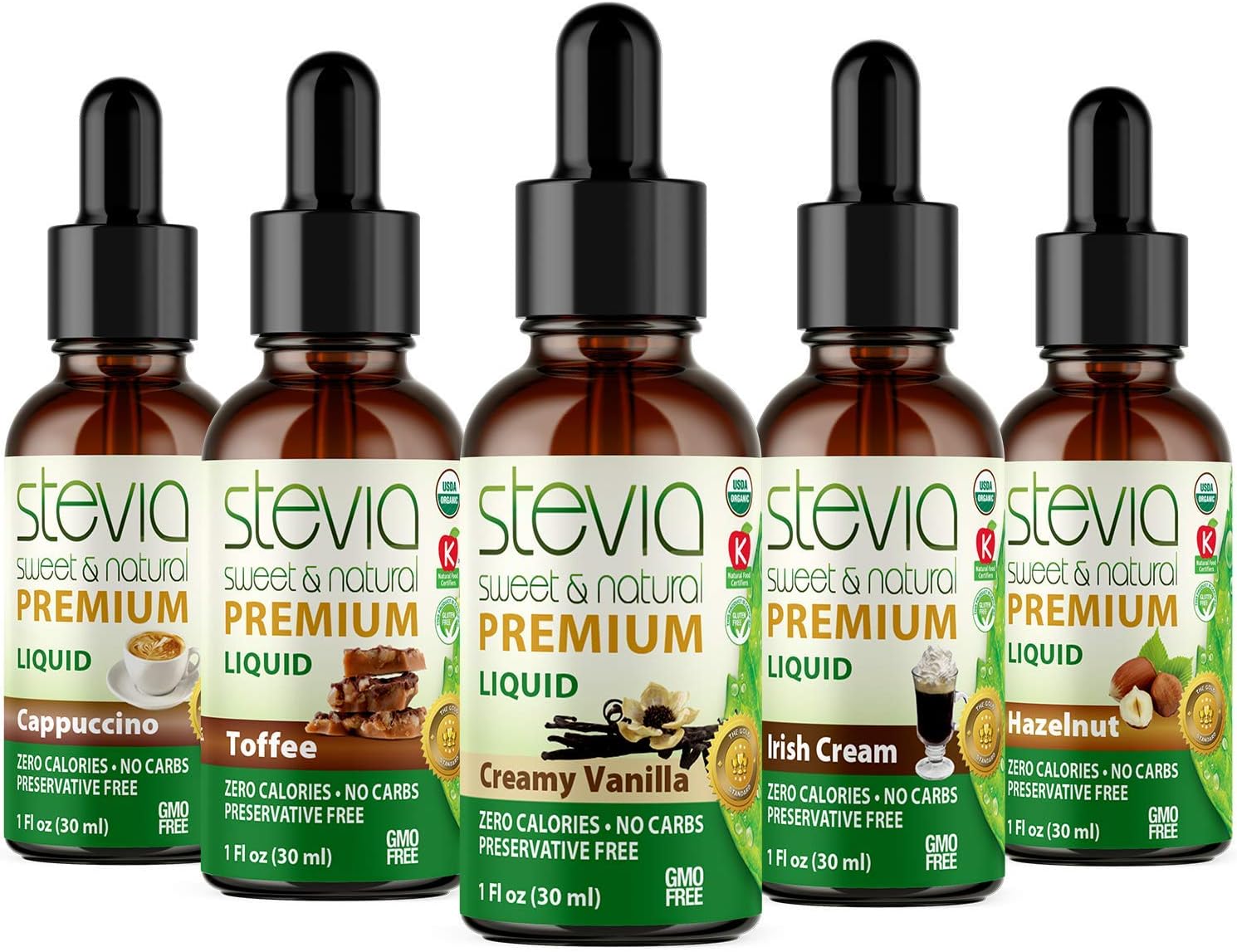 Amazon.com: Modern Nature Caramel Flavor Liquid Stevia Drops Sweetener ...