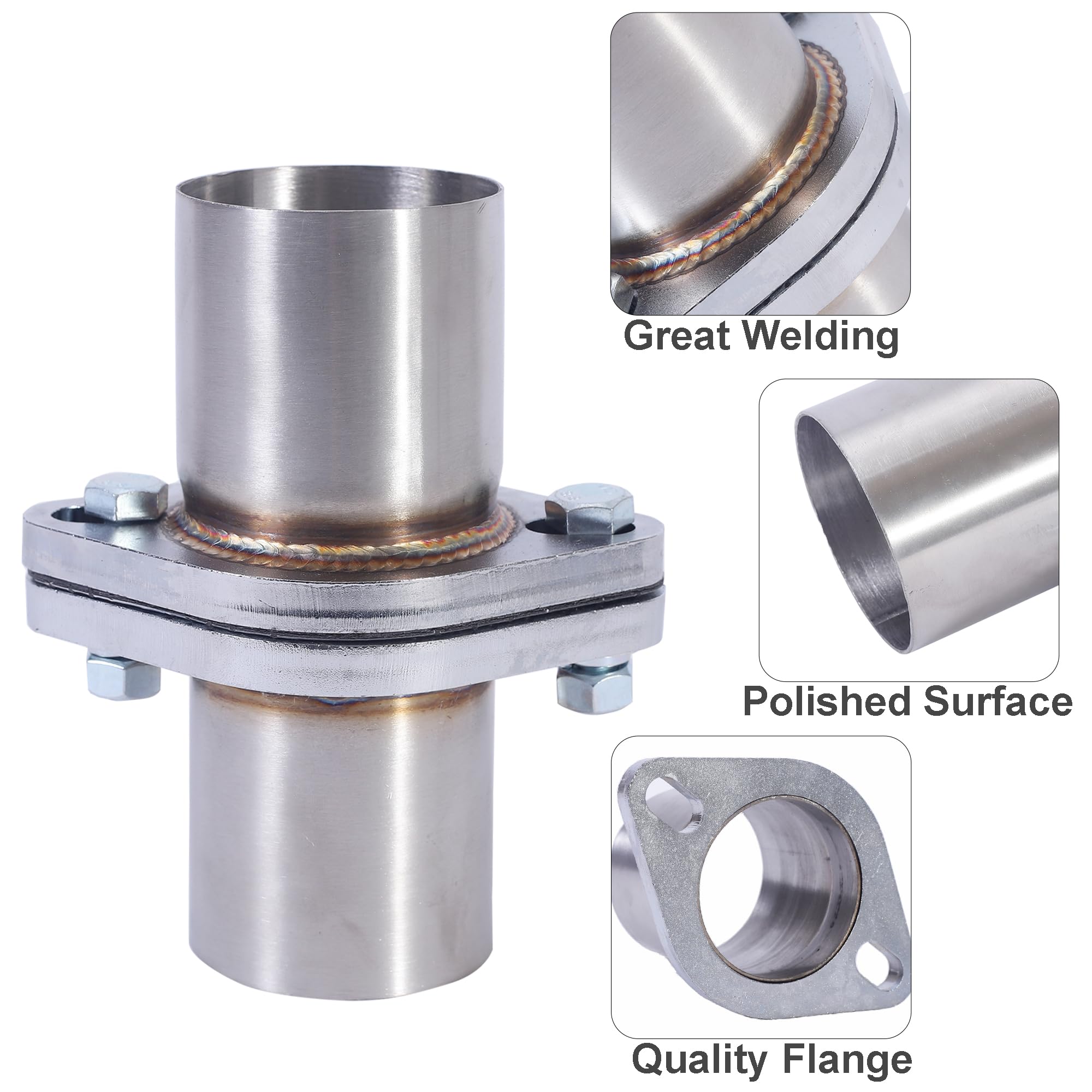 Snapklik.com : Simnliras Exhaust Flange Repair Kit, 51mm/2 Inch ID To 2 ...