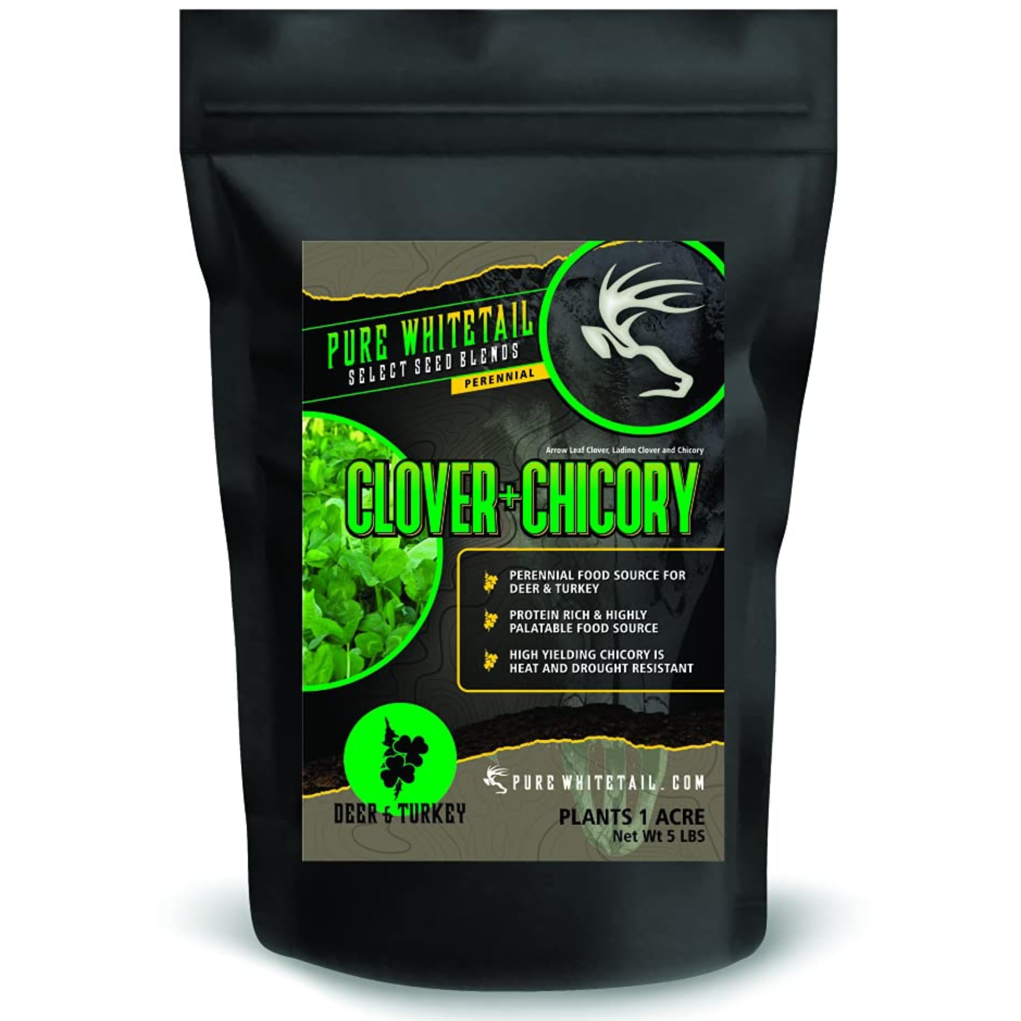 Amazon.com: Pure Whitetail Clover/Chicory | Select Seed Blends | All ...