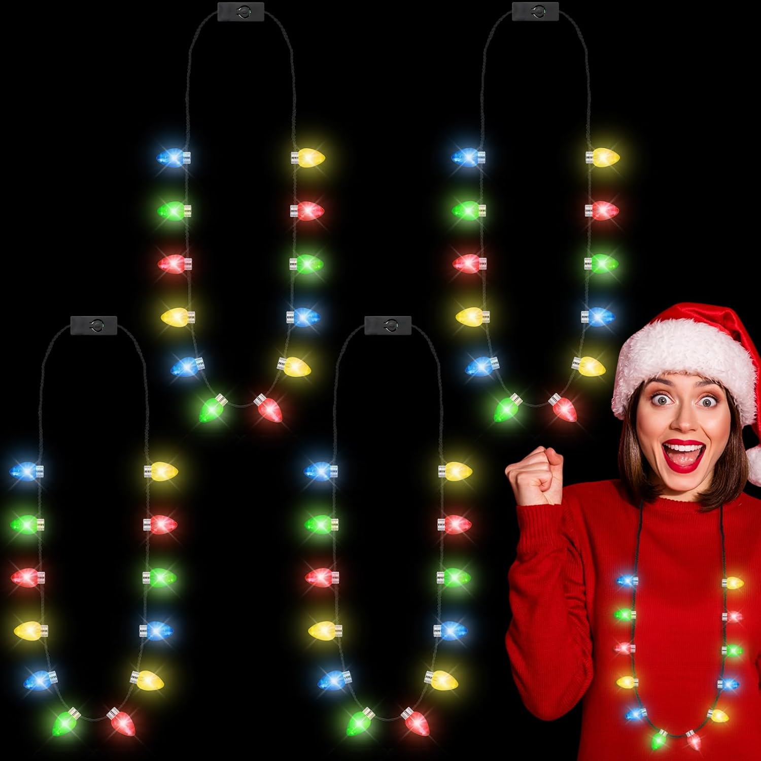 Amazon.com: Christmas Party Favors, 4PCS Christmas Accessories for ...