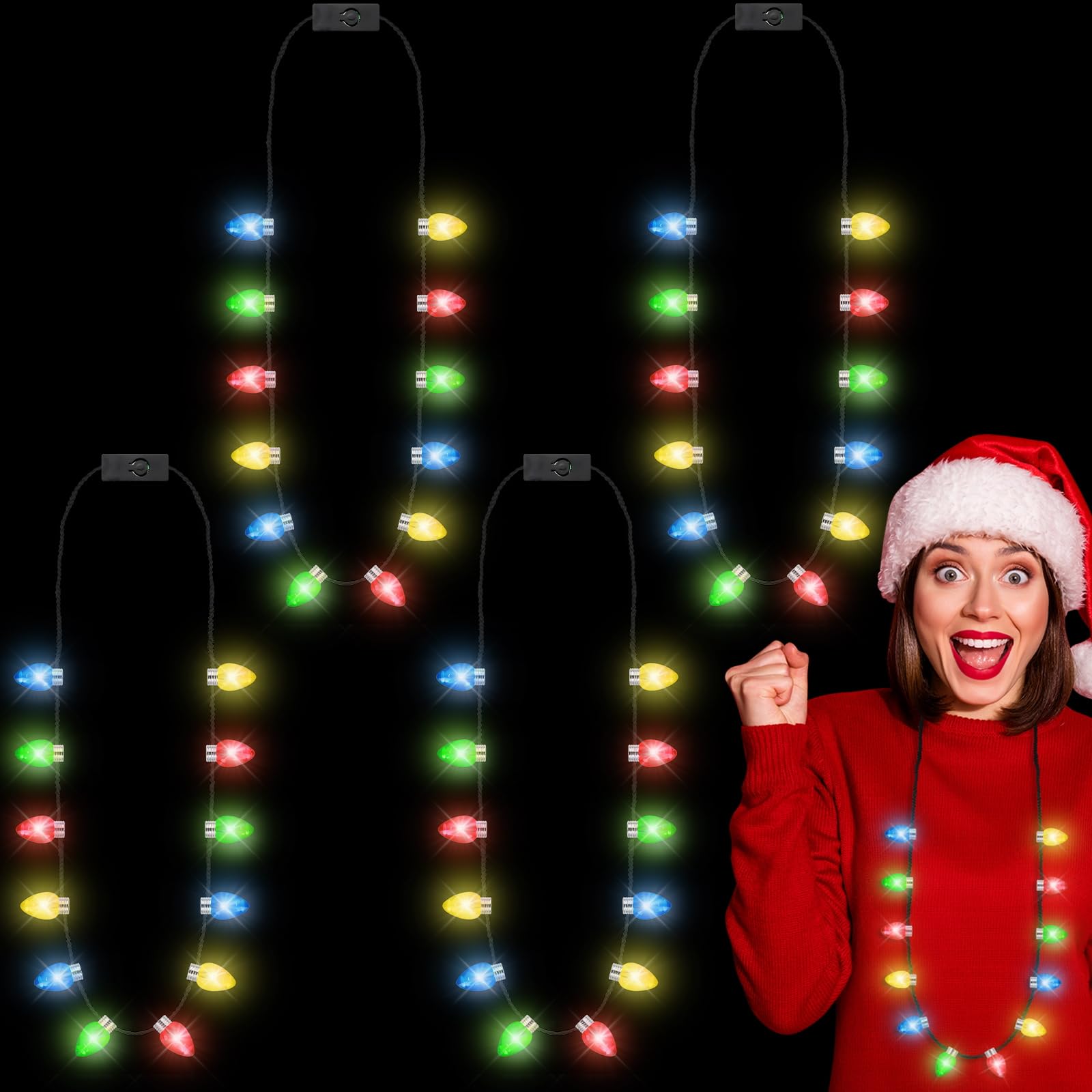 Amazon.com: Christmas Party Favors, 4PCS Christmas Accessories for ...