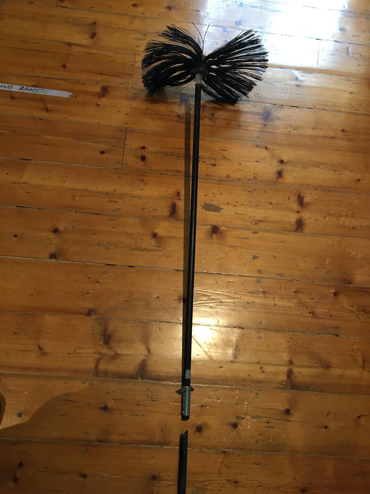 10-Piece Drain Clean Rod Set, Flexible Pipe with Plunger & Brass Plated ...