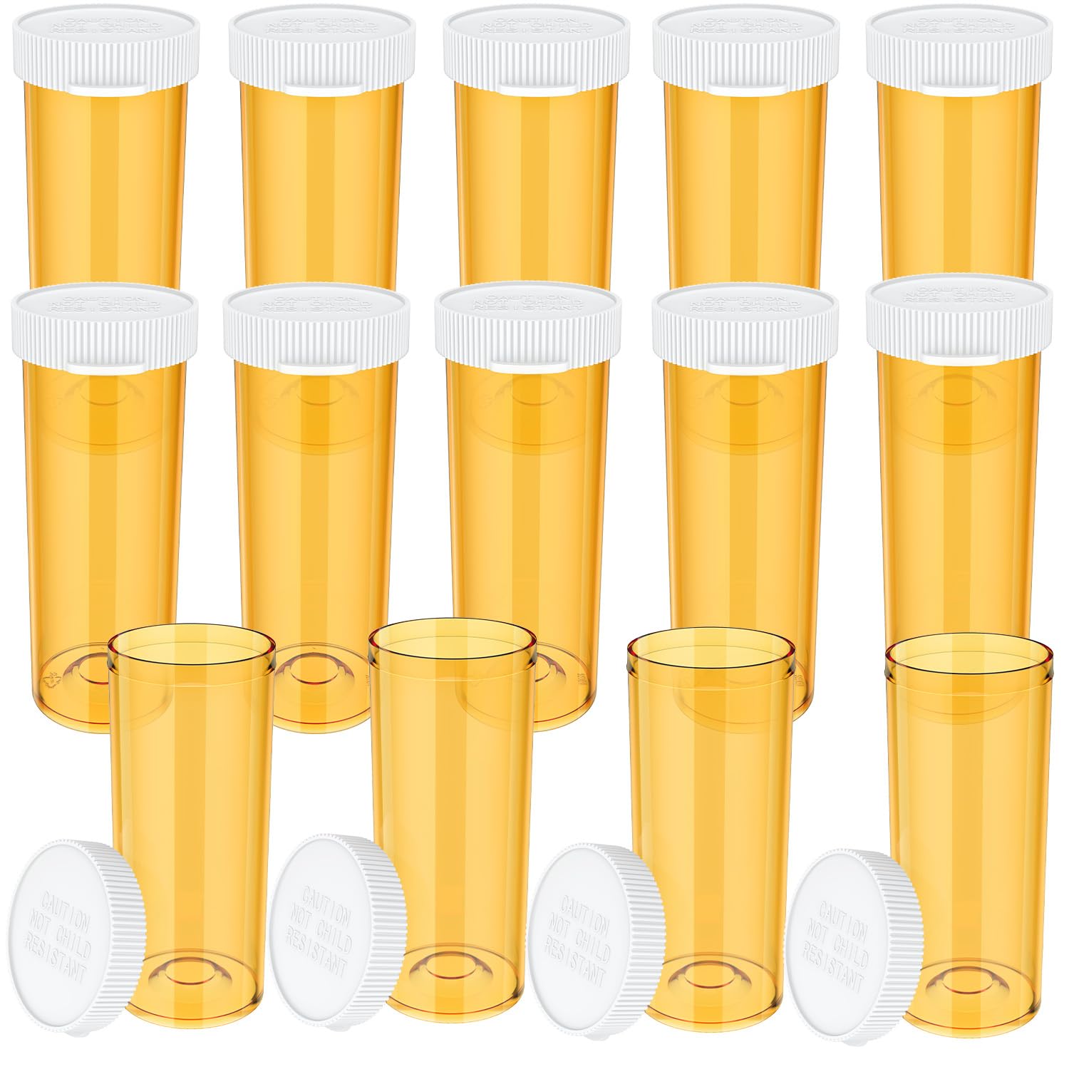Amazon.com: Urekt Pill Bottles Empty with Caps(14 Pack), 8 Dram Small ...