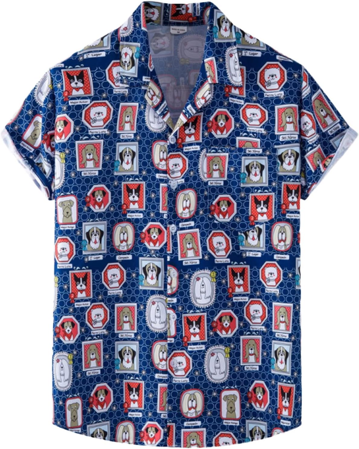 Chemise hawaïenne à manches courtes pour homme - Style décontracté ...