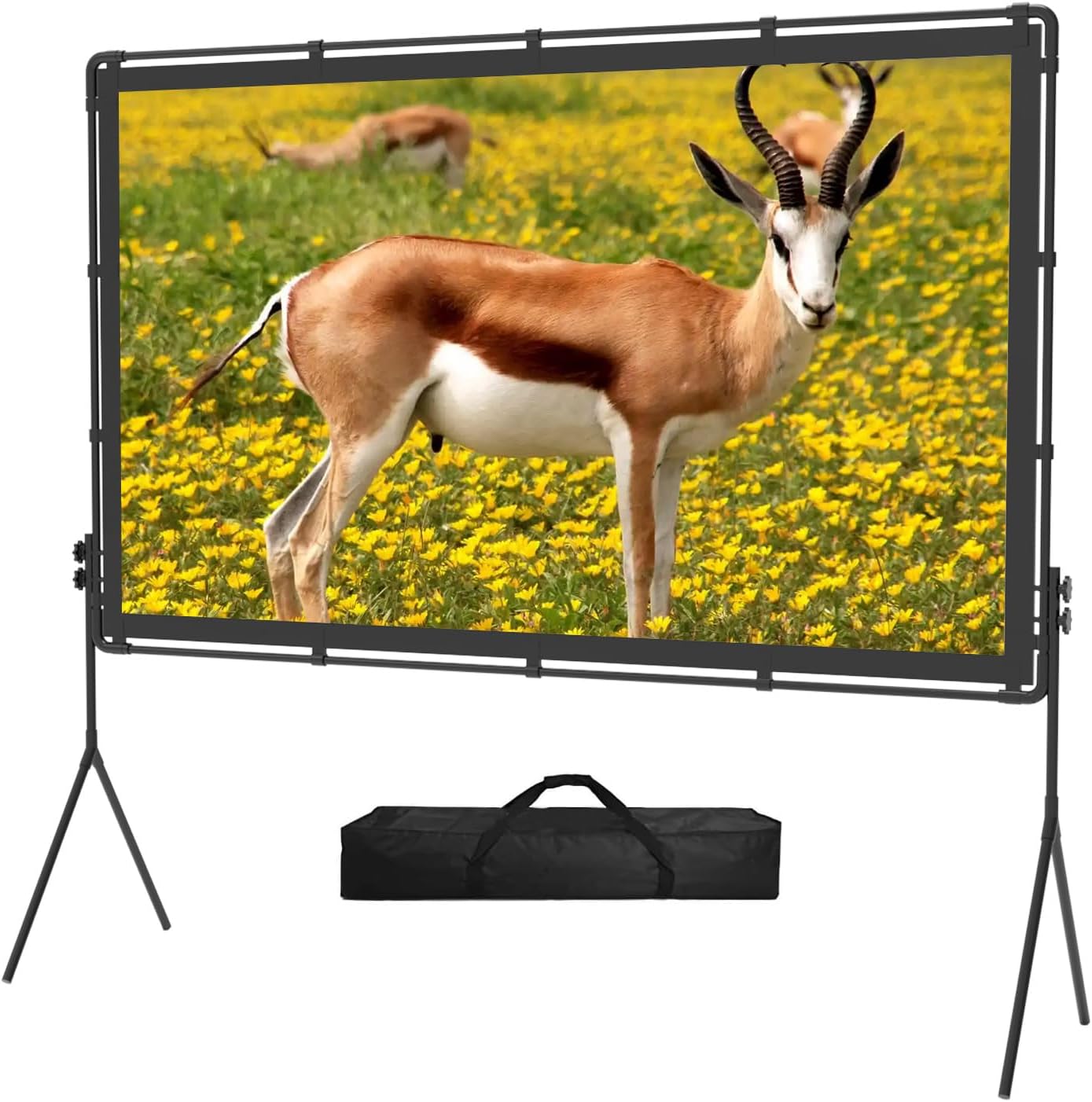 Amazon.com: Projector Screen,Projector Screen with Stand, Outdoor Movie ...