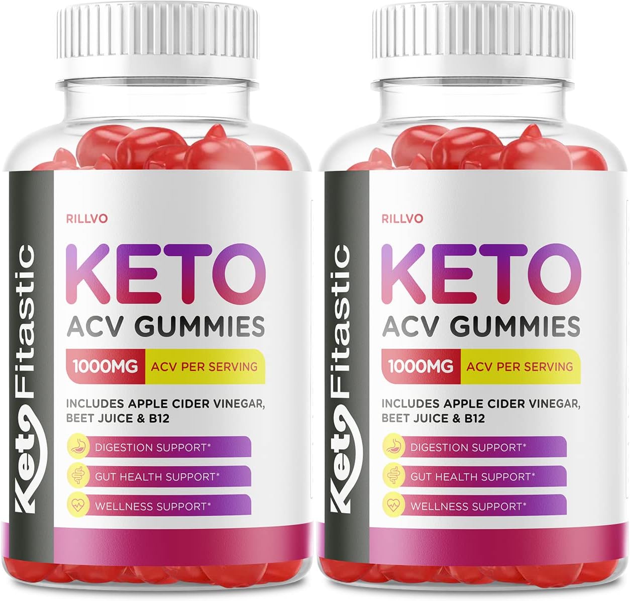 Amazon.com: (2 Pack) Keto Fitastic ACV Gummies - Advanced Formula ...