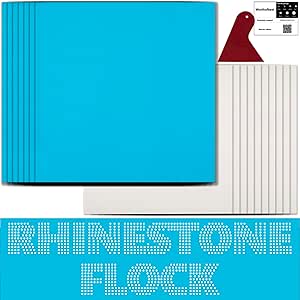Amazon.com: Rhinestone Flock Sticky Template Material for Hotfix ...