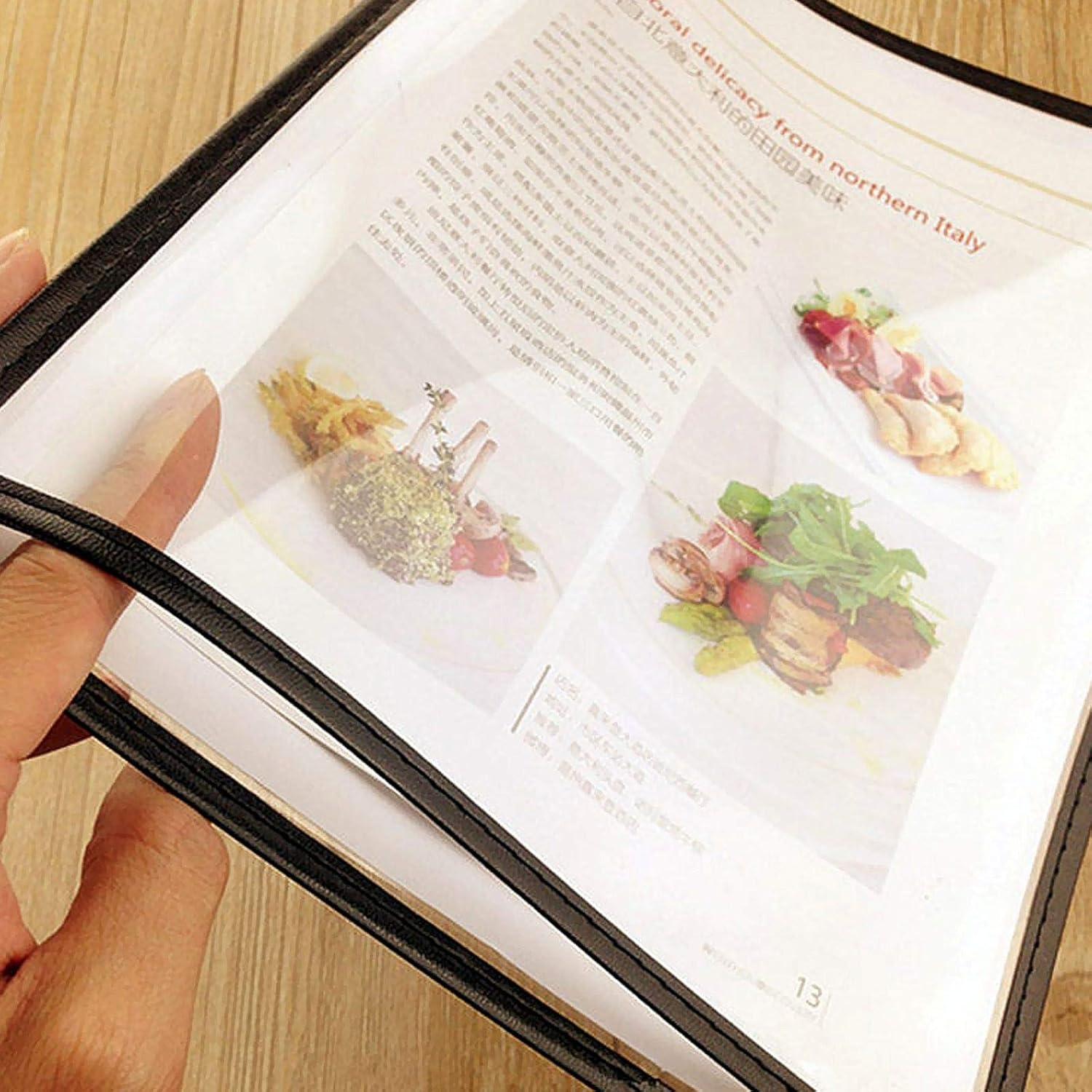 10 Pcs Black Menu Covers - A4 Size, Single Page, 2 Nepal | Ubuy
