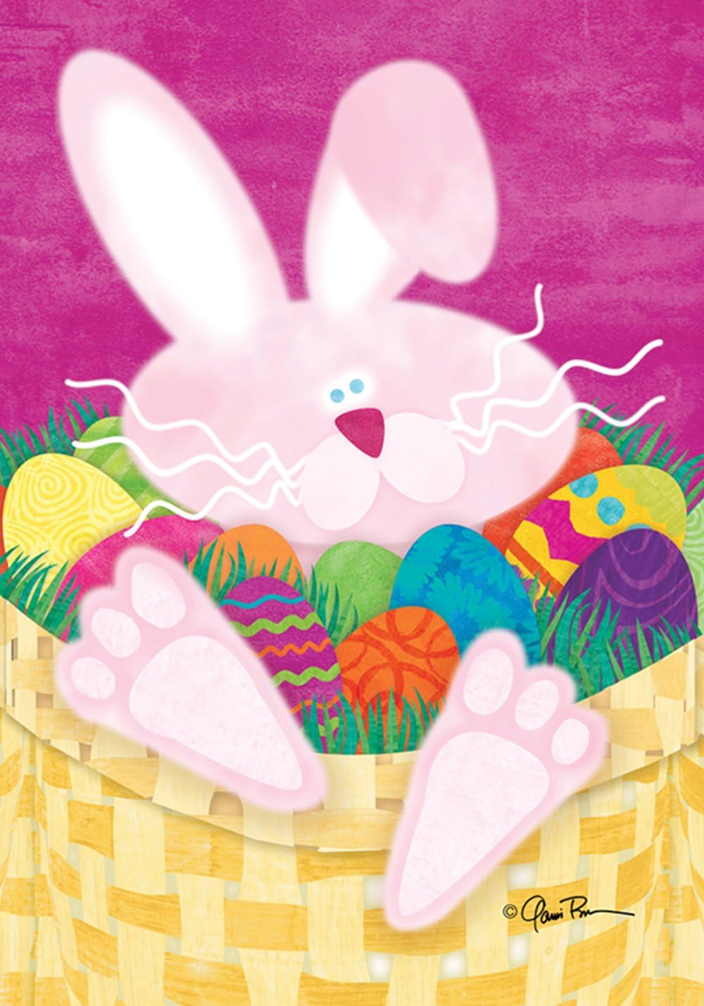 Amazon.com : Toland Home Garden 109568 Basket Case Easter Flag 28x40 ...