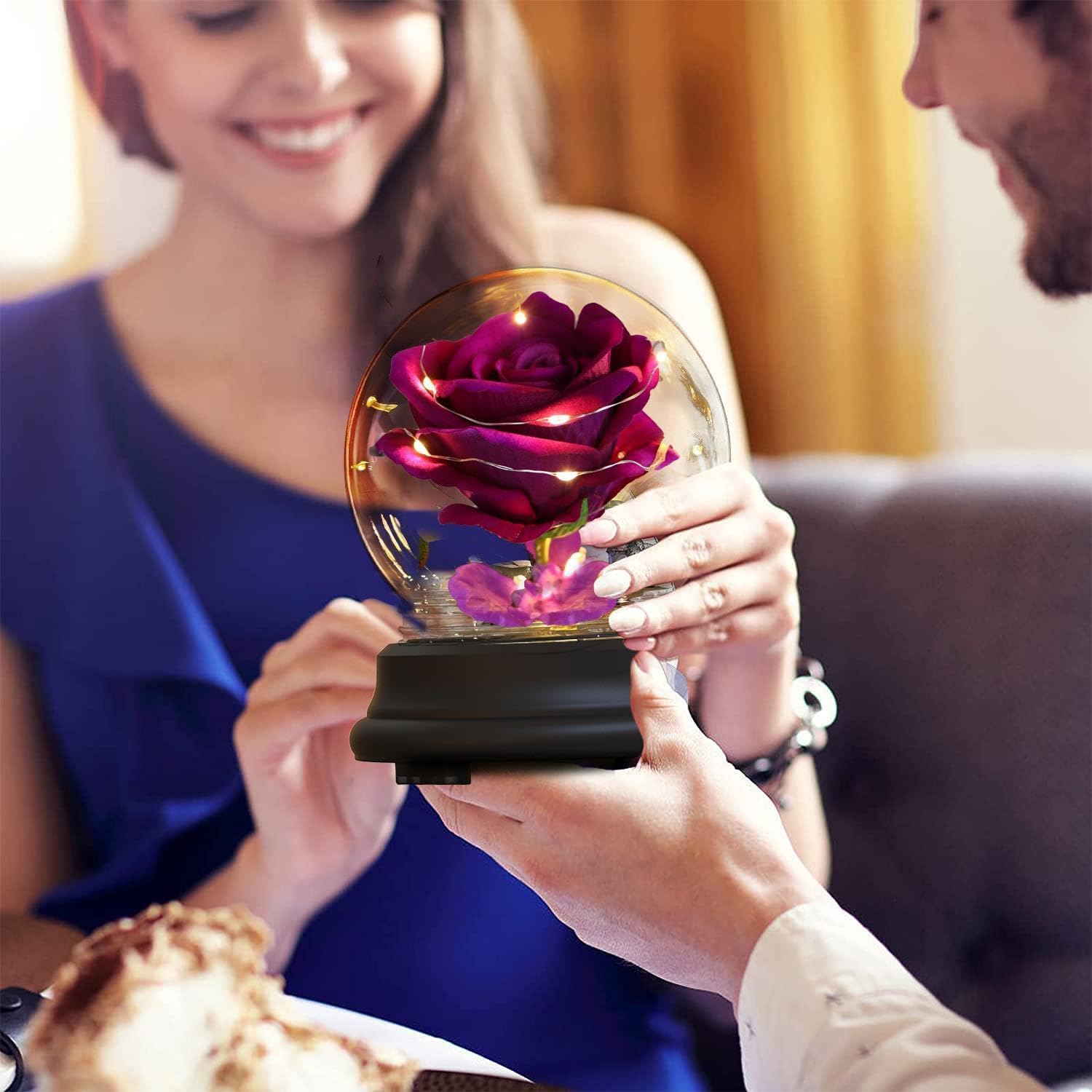 Rose Flower Valentines Gifts for Her, Birthday Gifts for Women Mom Wife ...