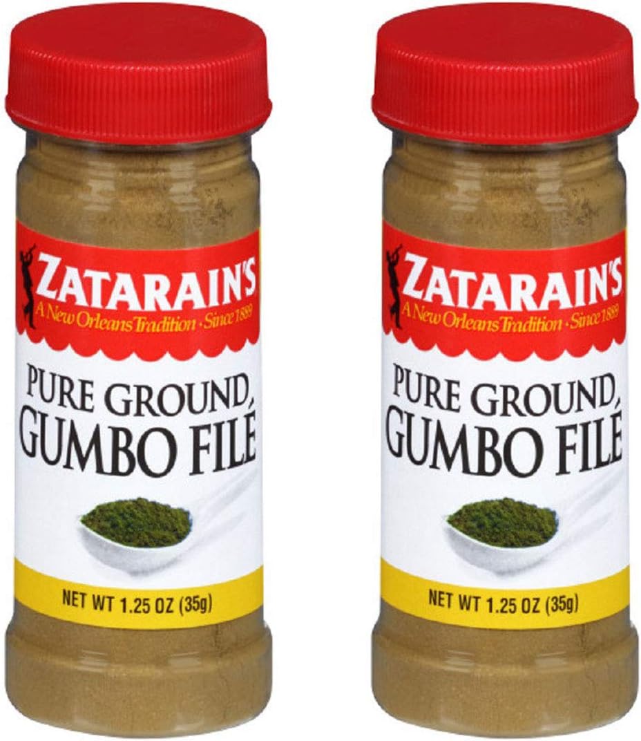 Amazon.com : Zatarain's Gumbo File, 1.25 OZ : Cajun Seasoning : Grocery ...