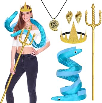 Amazon.com: Yoloodayy 5 Pcs Eel Costumes Undersea Witch Cosplay ...