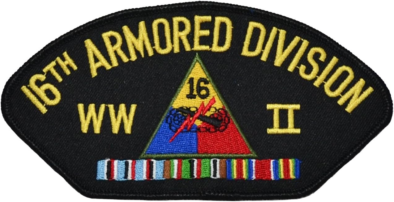 Amazon.com: 16th Armored Division WWII Hat Patch : Clothing, Shoes ...