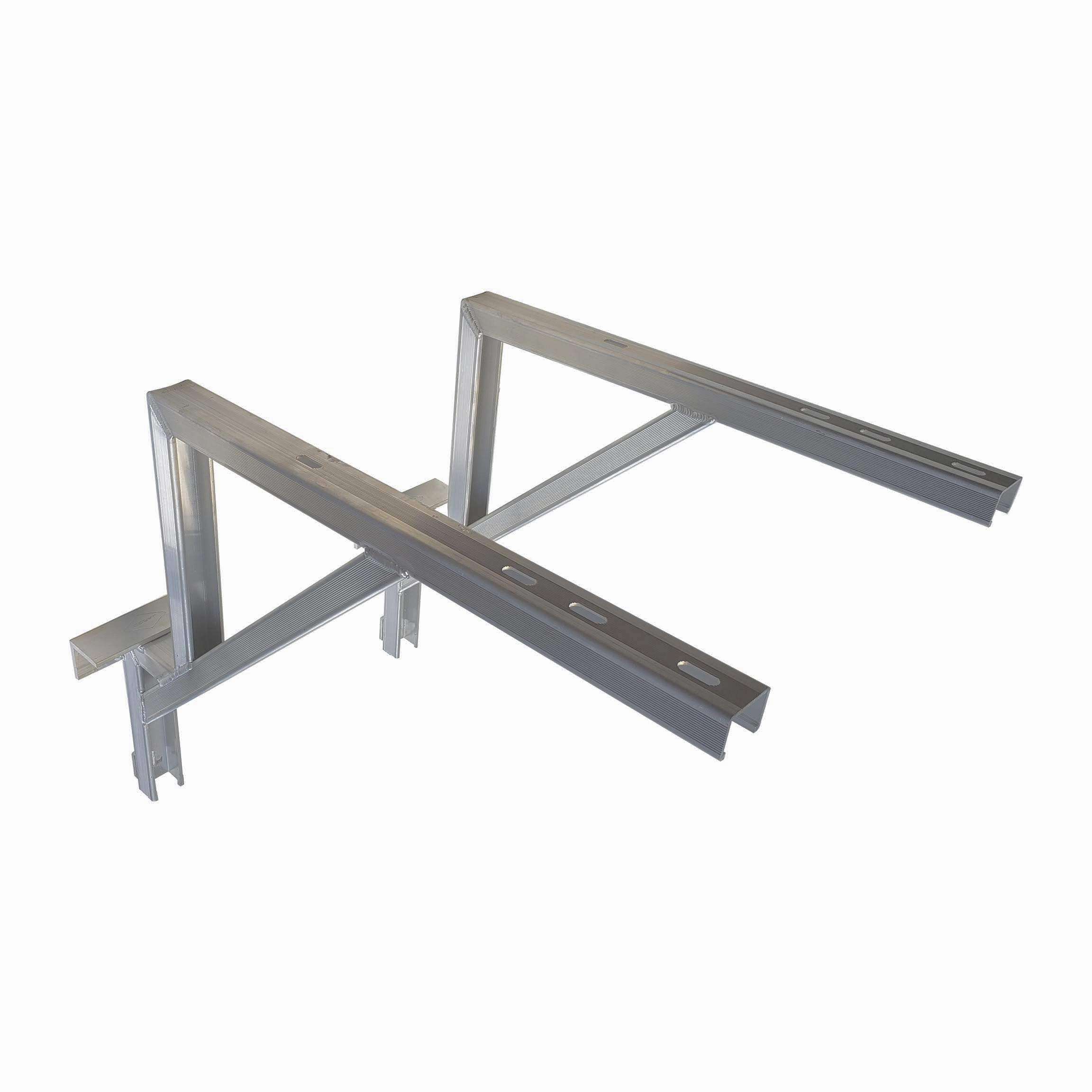 Heavy Duty Aluminum Offset Wall Mount Bracket for Mini-Split Heat Pump ...