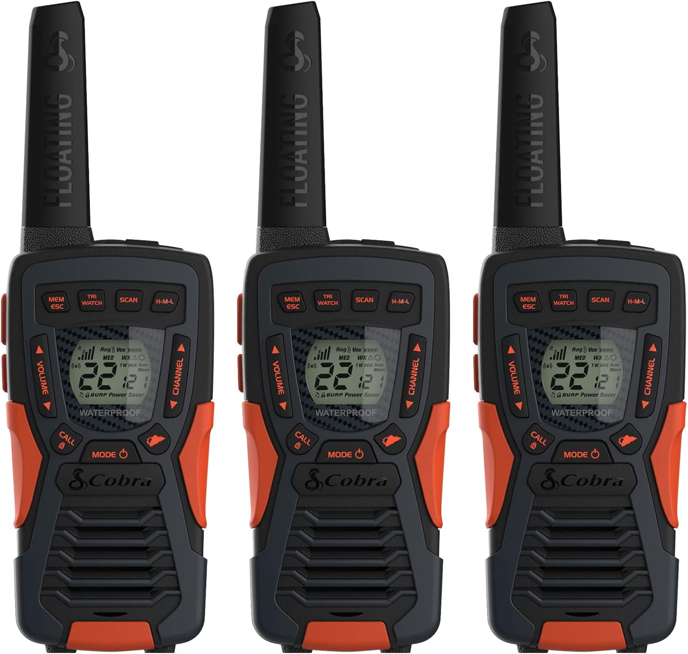 Amazon.com: Cobra CXT10953PH-M Emergency Two-Way Radios, Waterproof ...