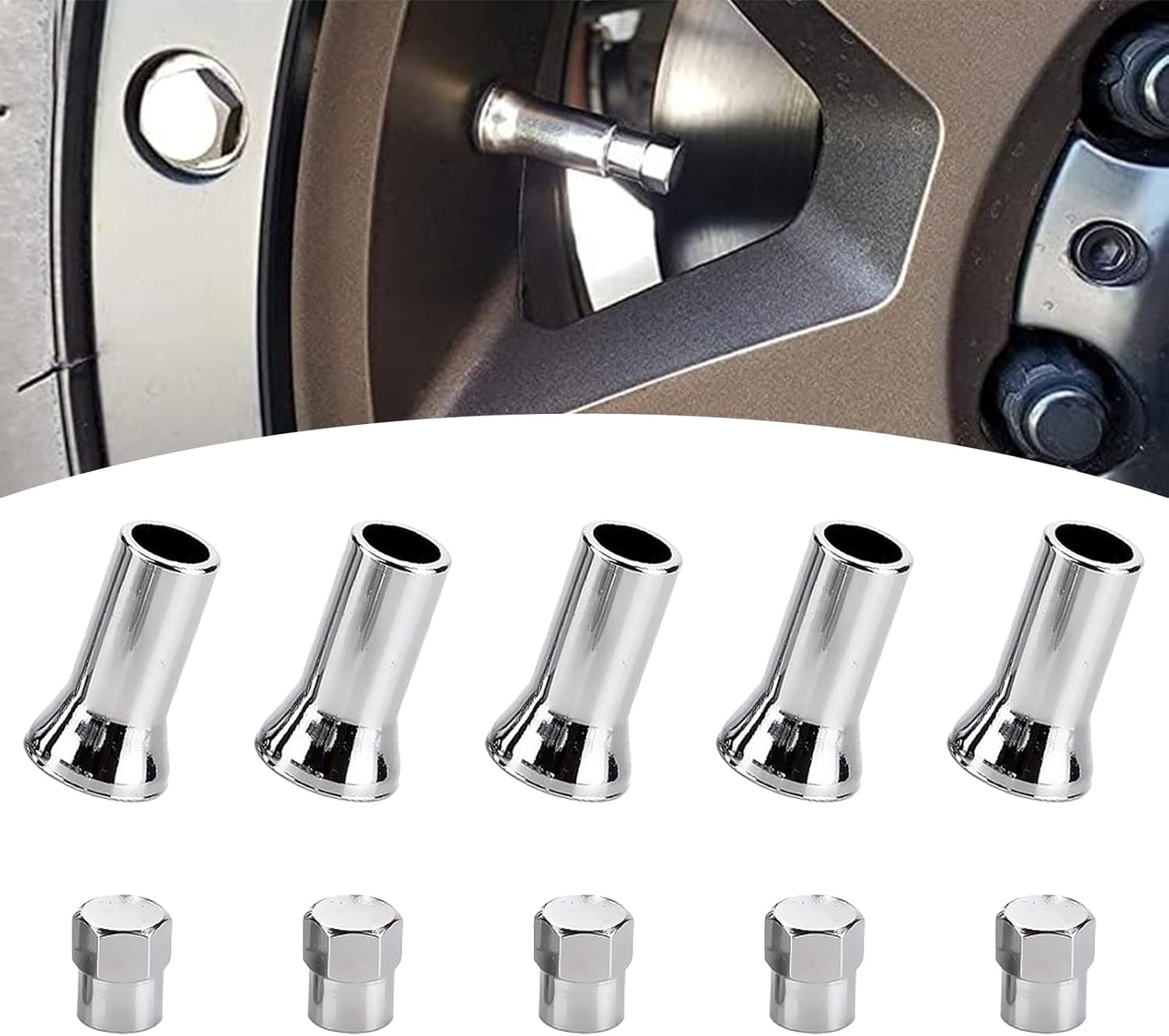 Amazon.com: Crynod 10 PCS Automotive TR414AC Bayonet Valve Stem ...